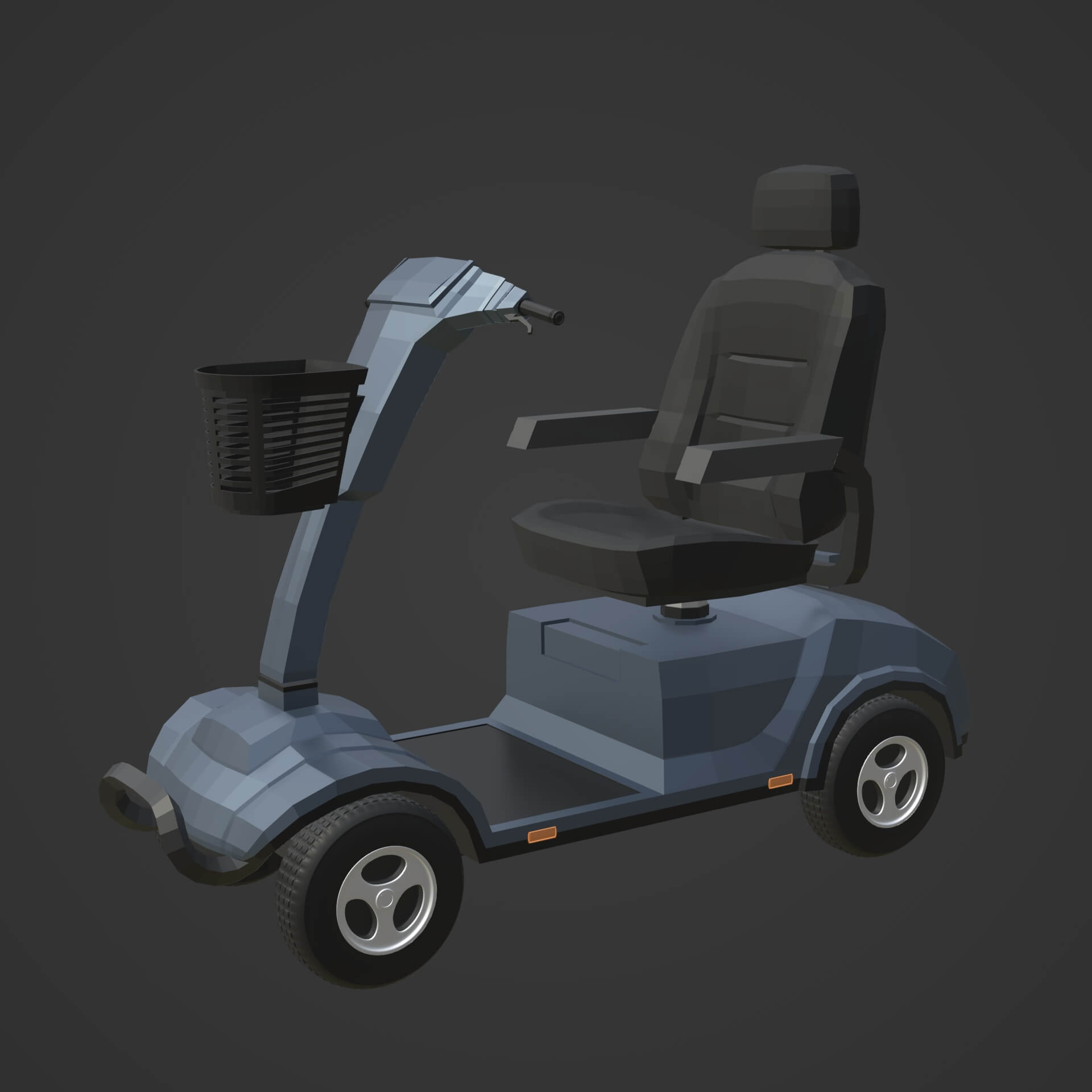 Generic Mobility Scooter - 3D Model by Ocstard