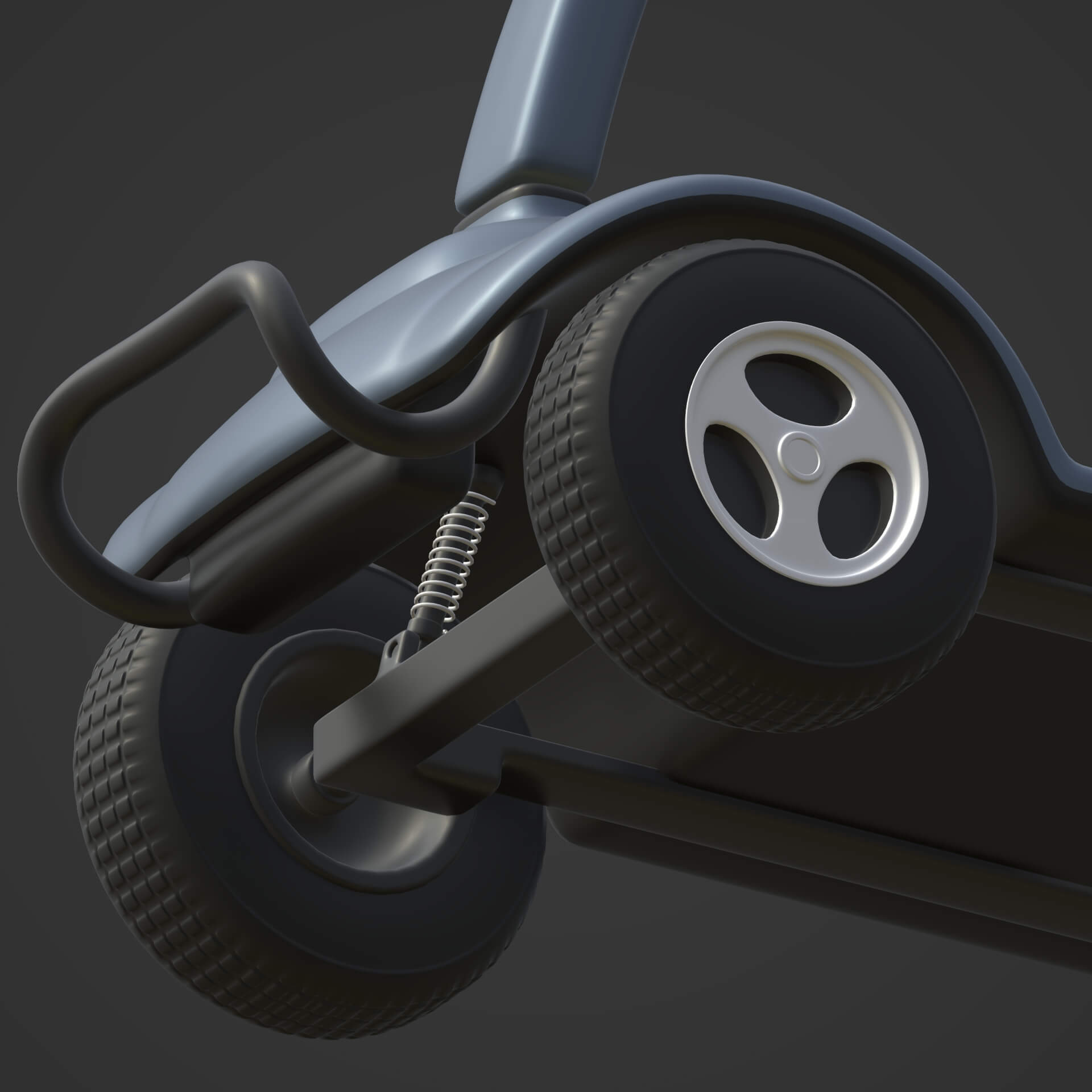 Generic Mobility Scooter - 3D Model by Ocstard