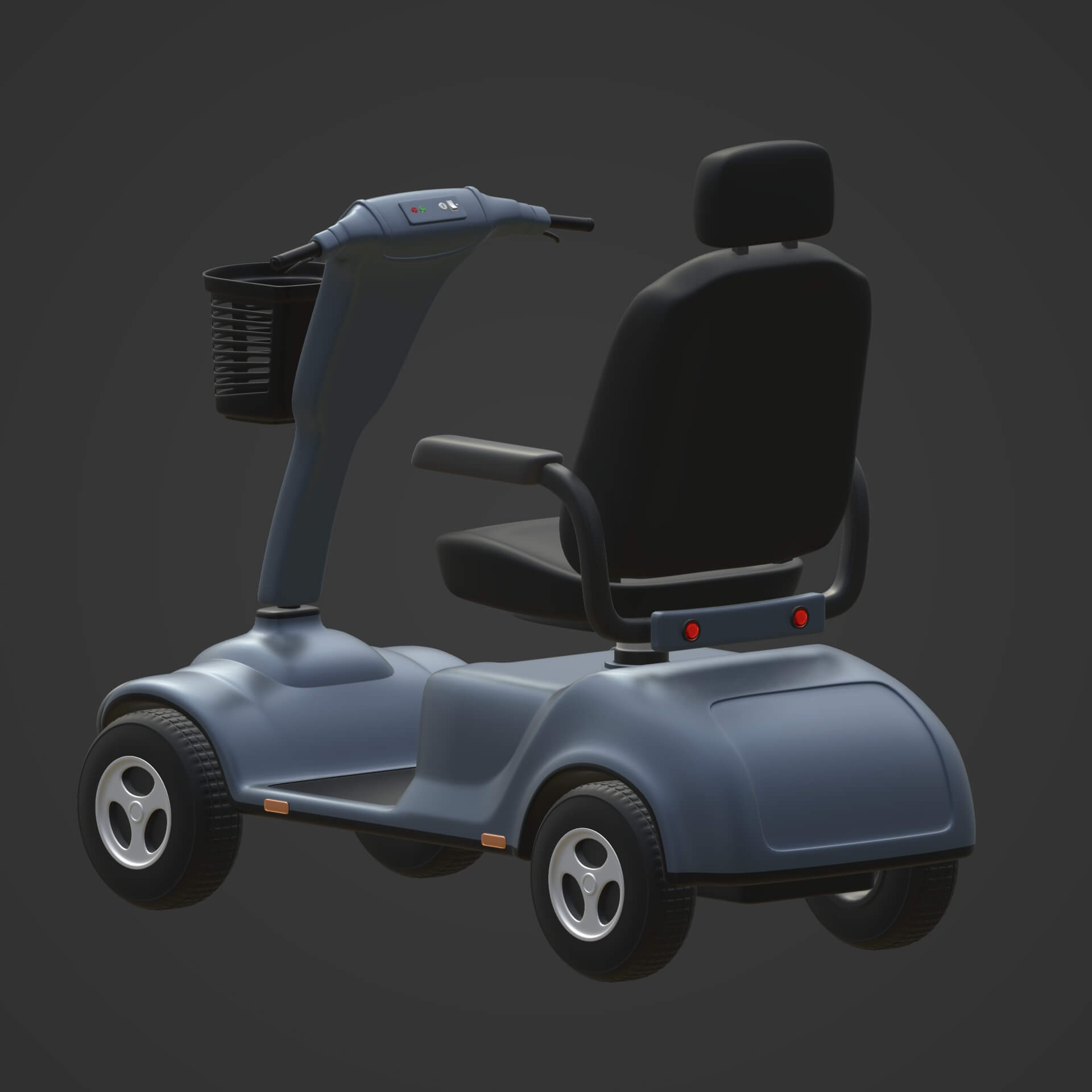 Generic Mobility Scooter - 3D Model by Ocstard