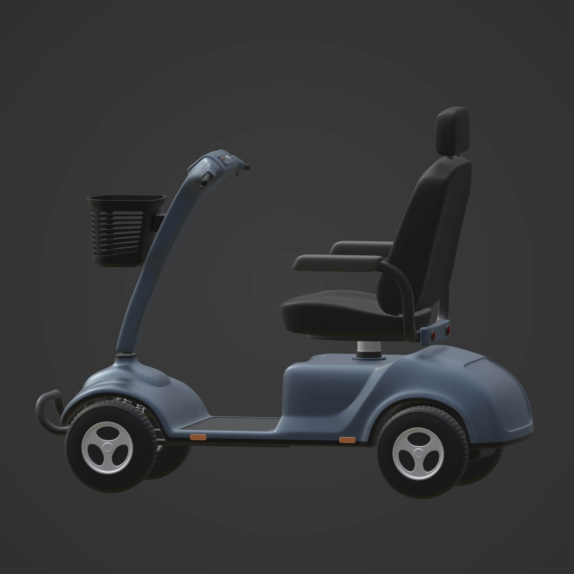 Generic Mobility Scooter - 3D Model by Ocstard