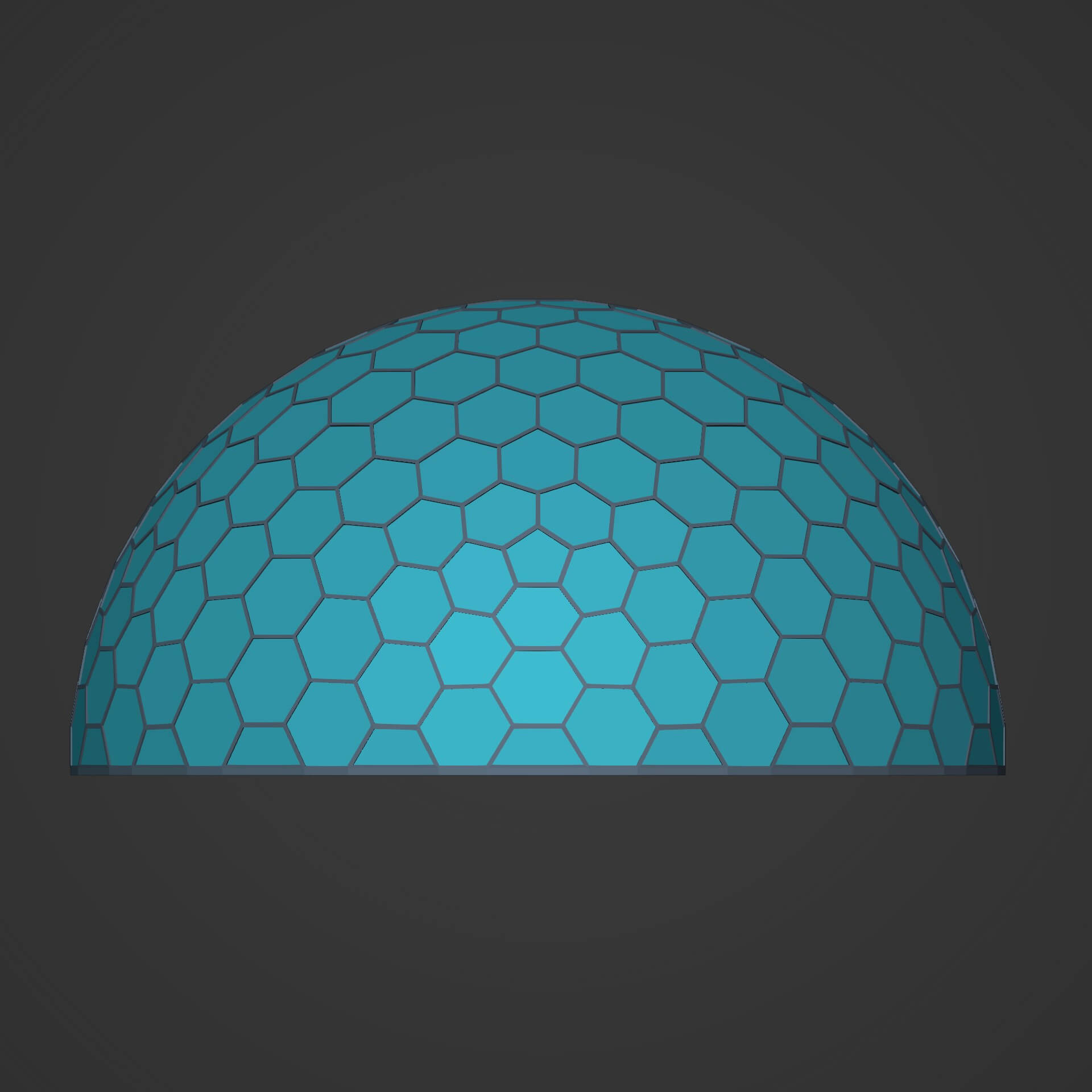 Geodesic Dome - 3D Model by Ocstard