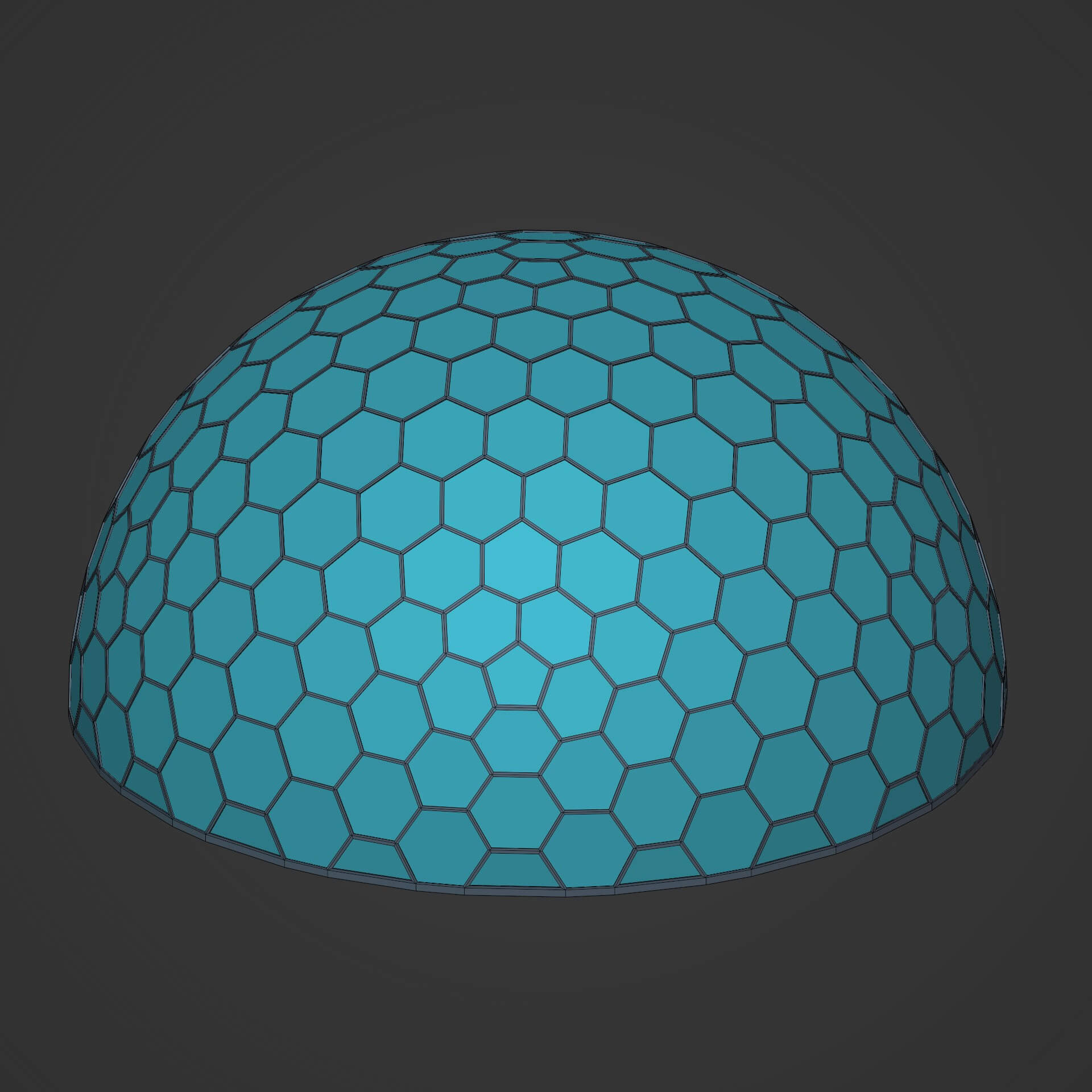 Geodesic Dome - 3D Model by Ocstard
