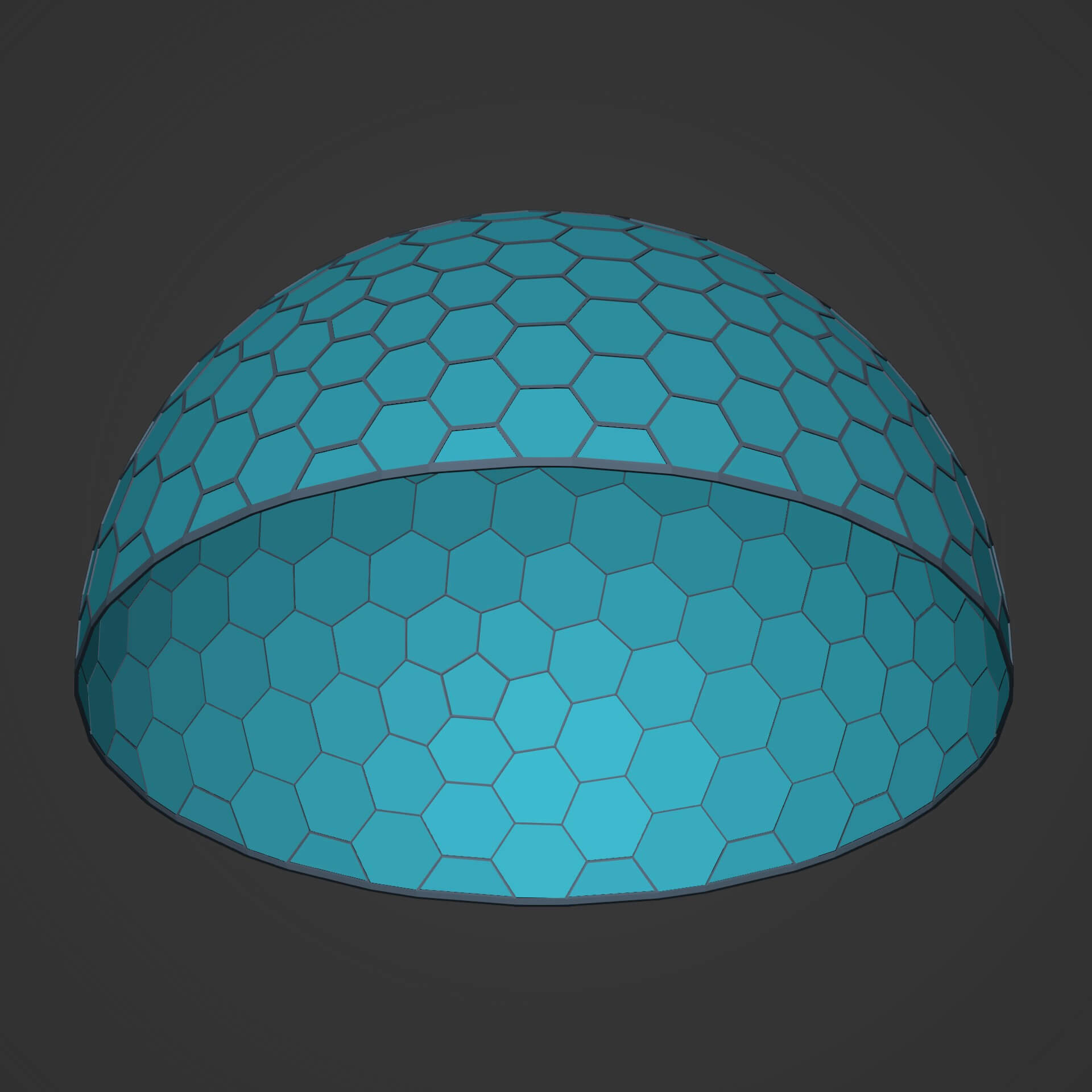 Geodesic Dome - 3D Model by Ocstard