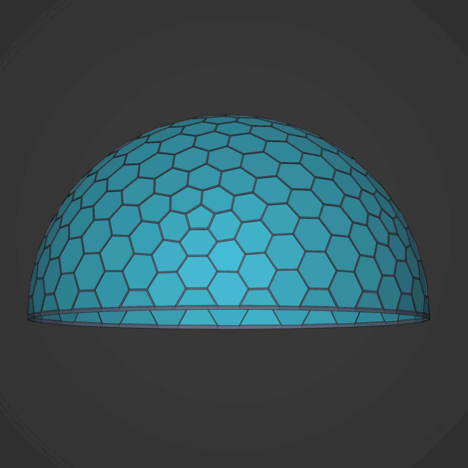 Geodesic Dome - 3D Model by Ocstard