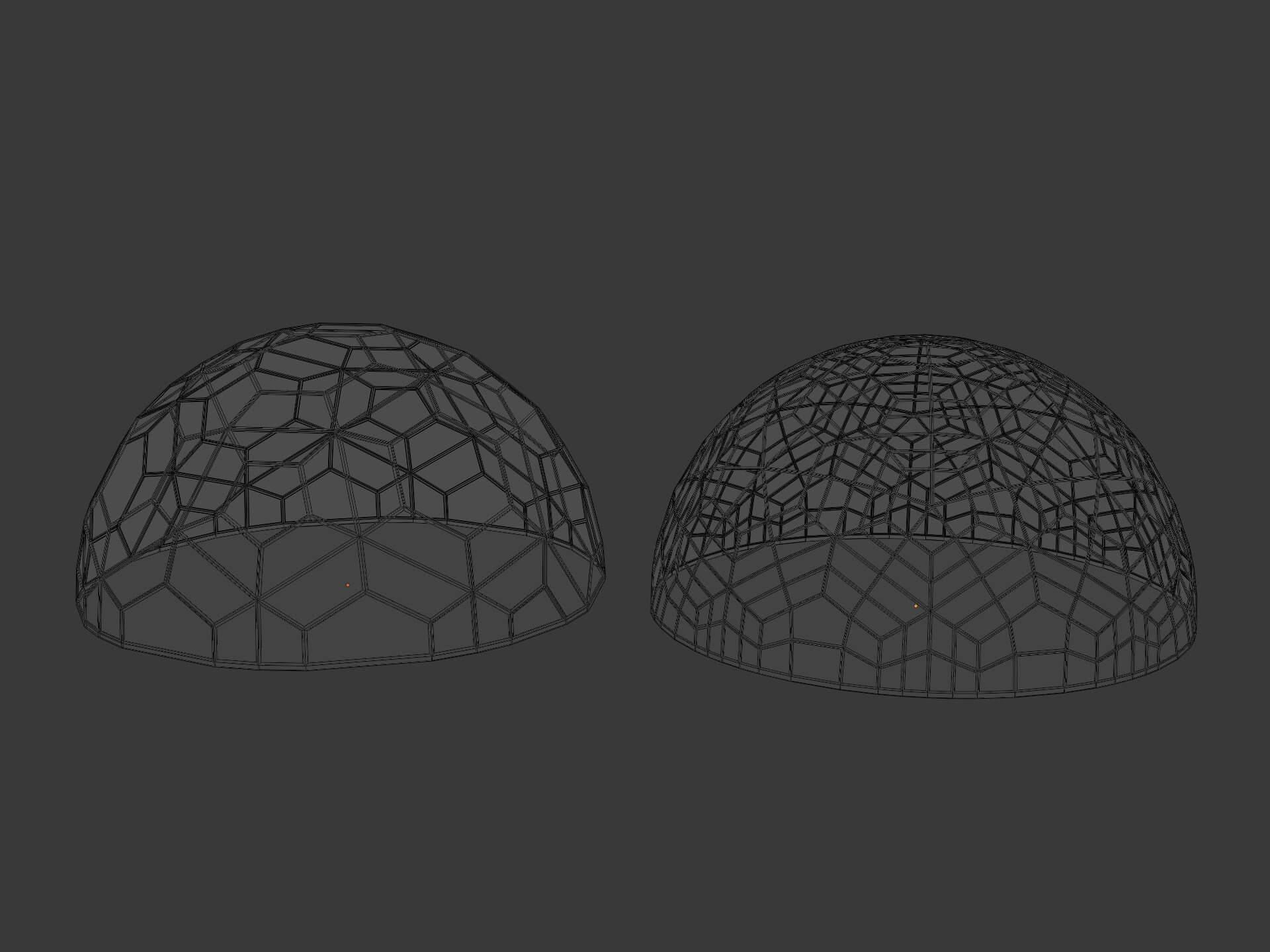 Geodesic Domes - 3D Model by Ocstard