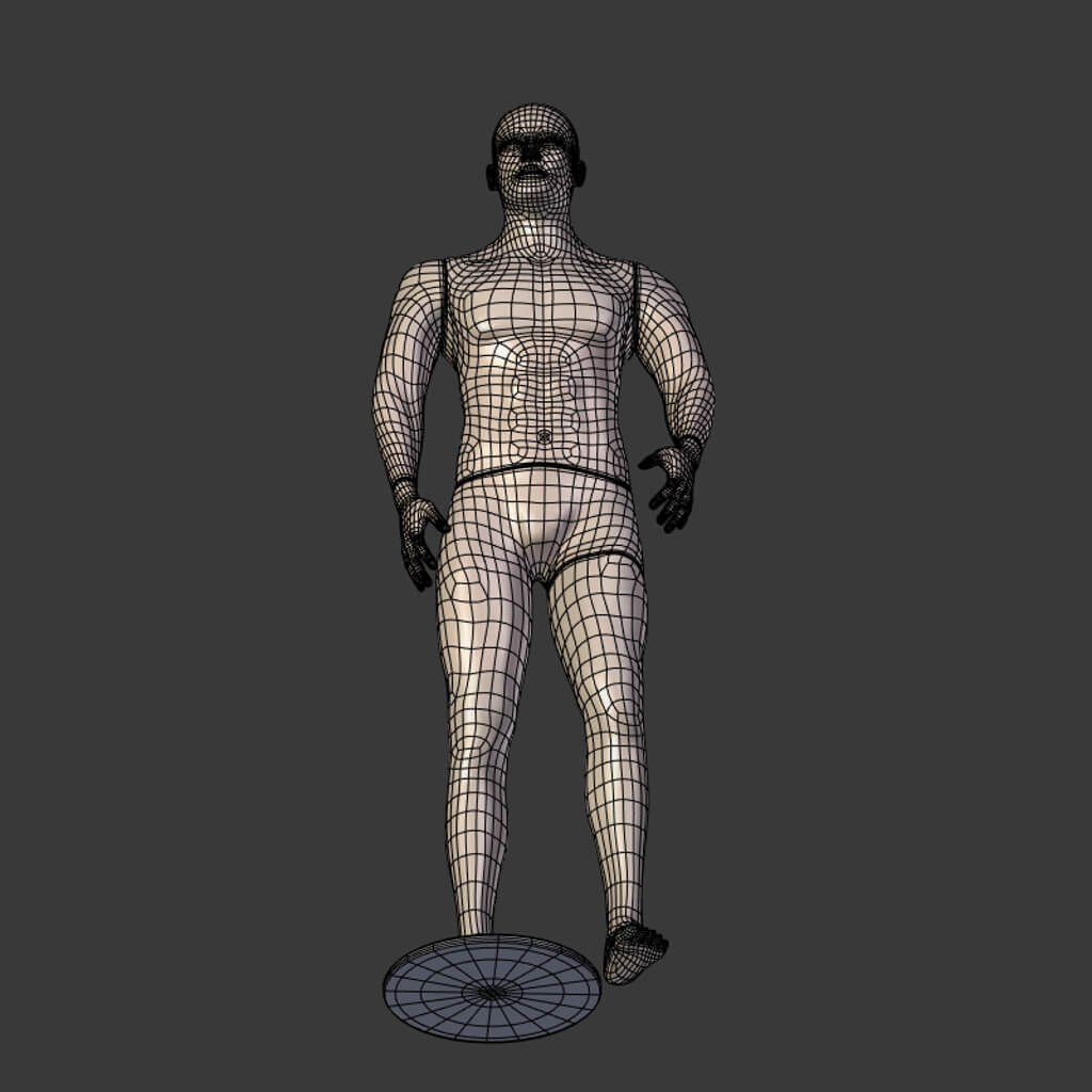 Male Mannequin - 3D Model by Ocstard