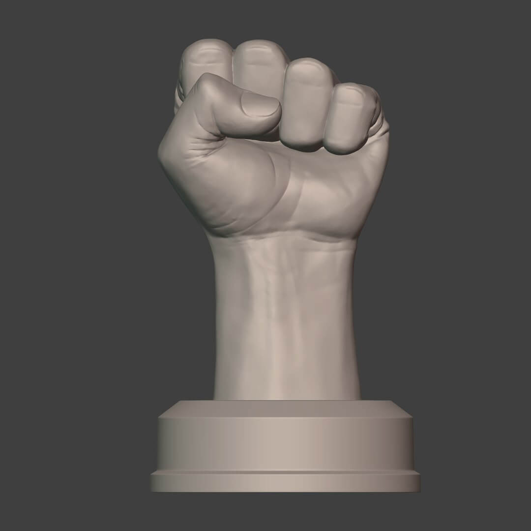 Hand Figurine - 3D Model by Ocstard