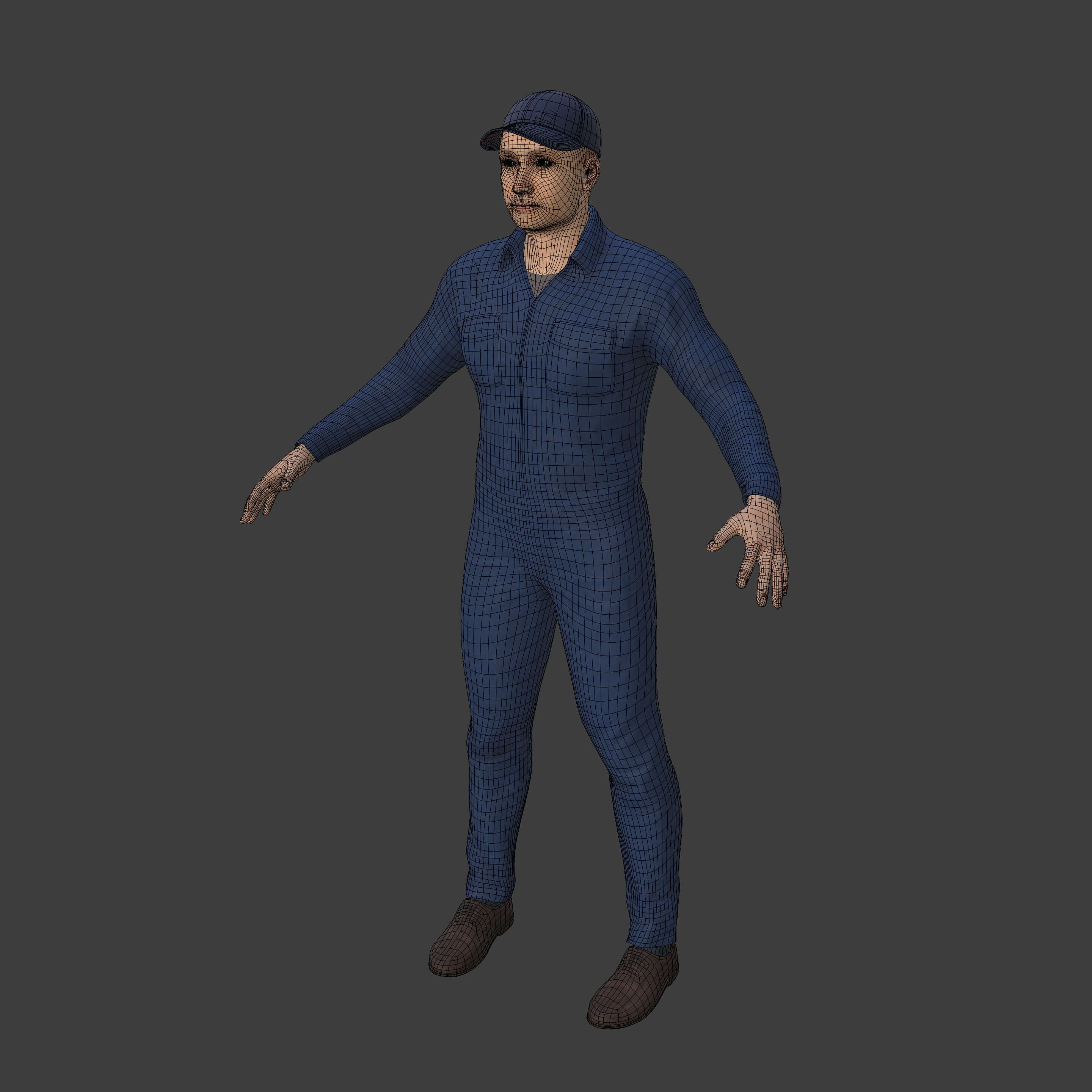 Mechanic - 3D Model by Ocstard