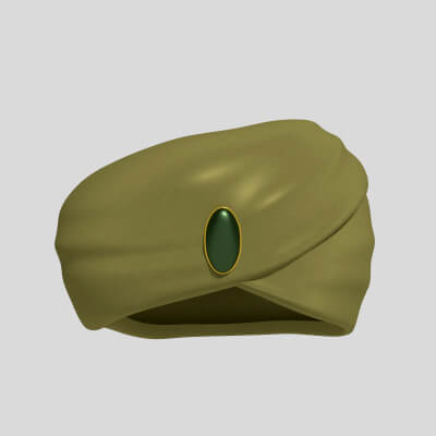 Arabic / Indian Turban - 3D Model by Ocstard