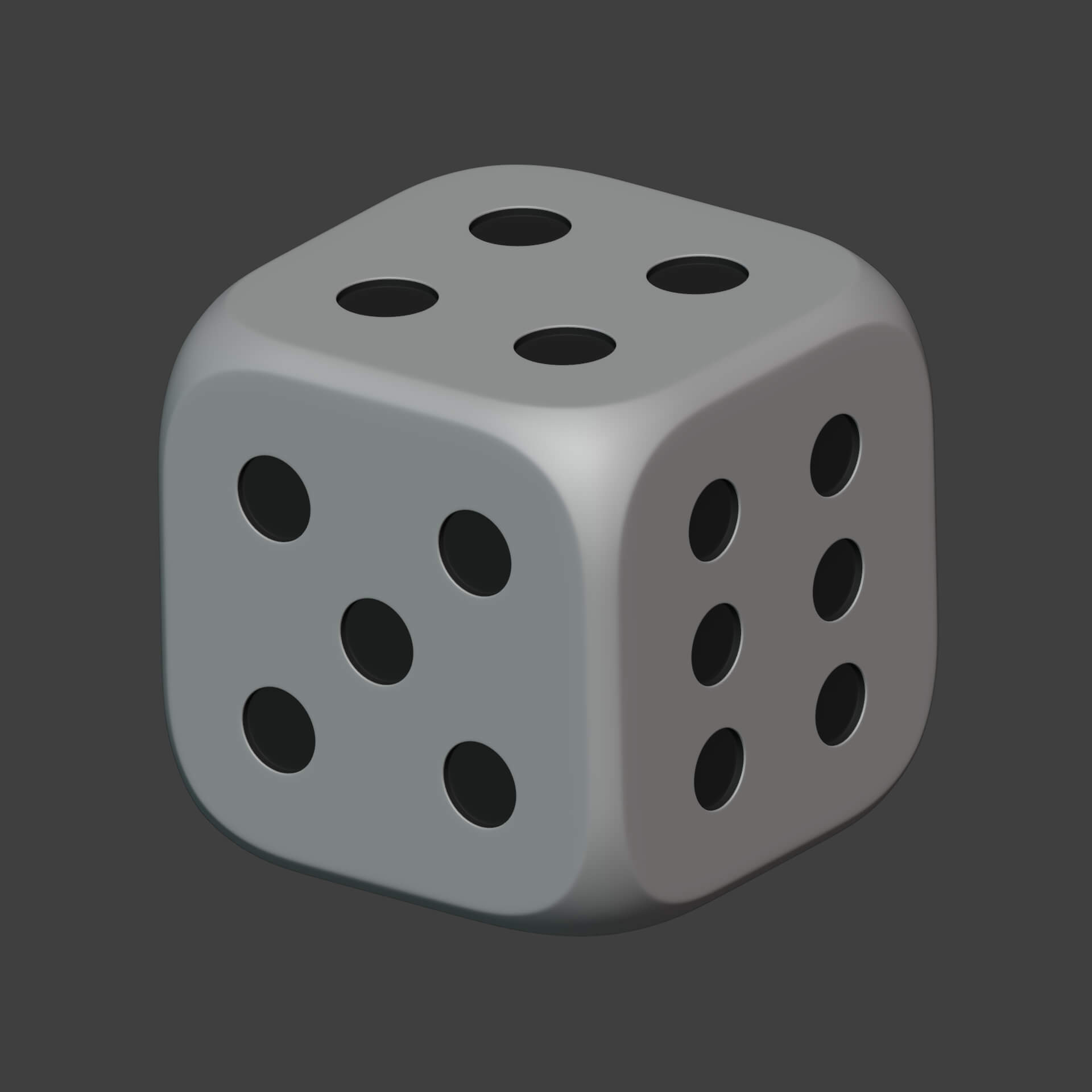 Classic Dice - 3D Model by Ocstard