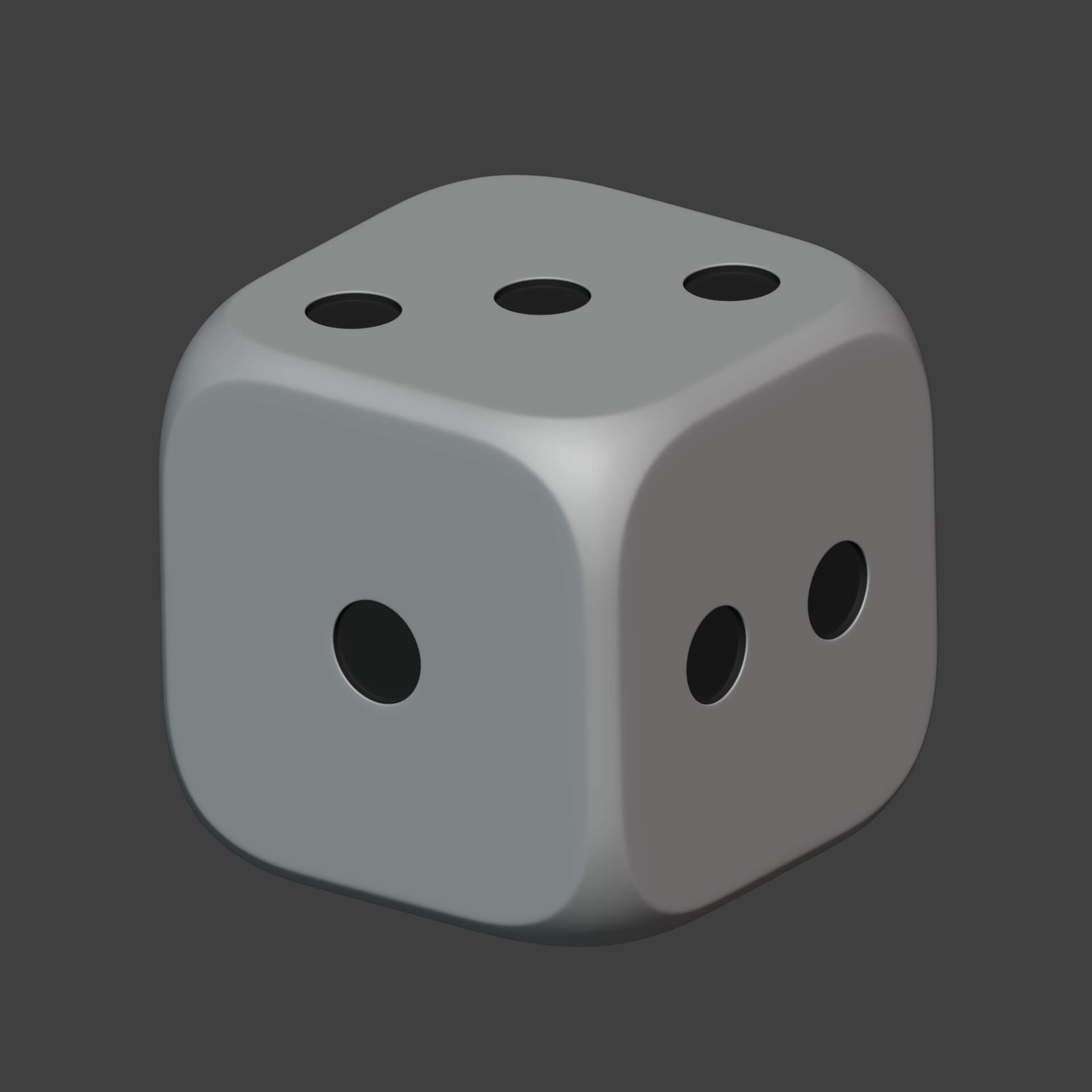 Classic Dice - 3D Model by Ocstard