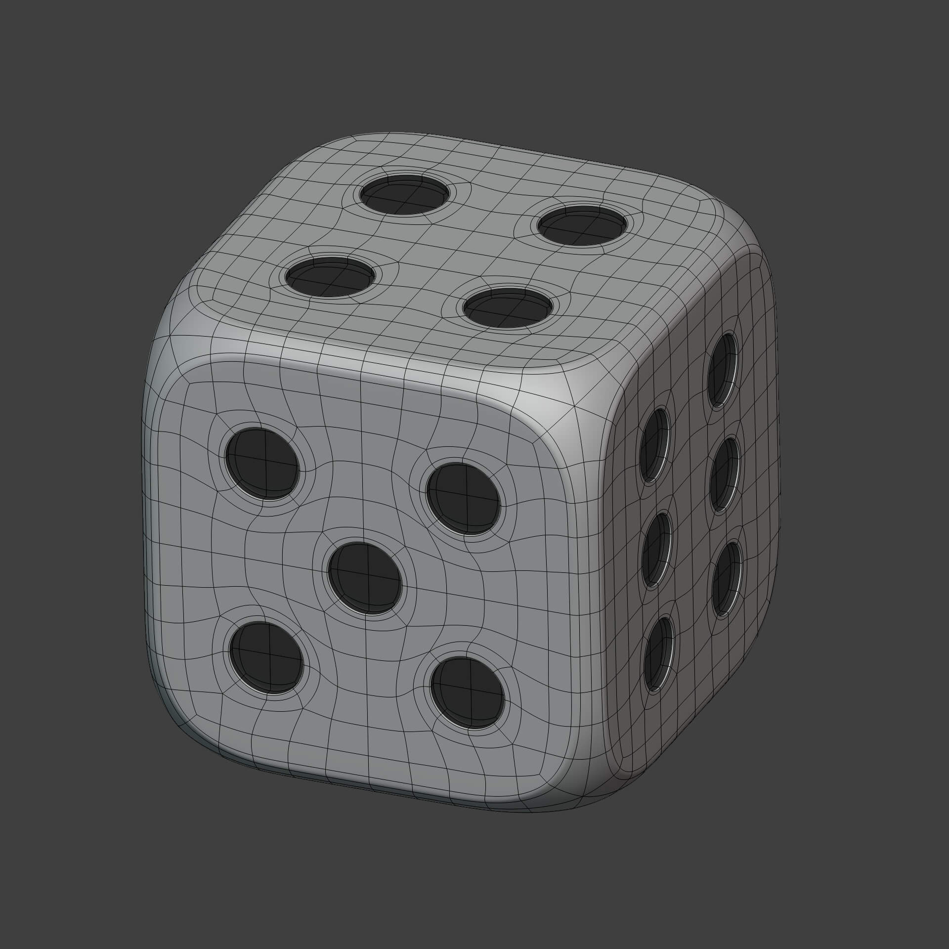 Classic Dice - 3D Model by Ocstard
