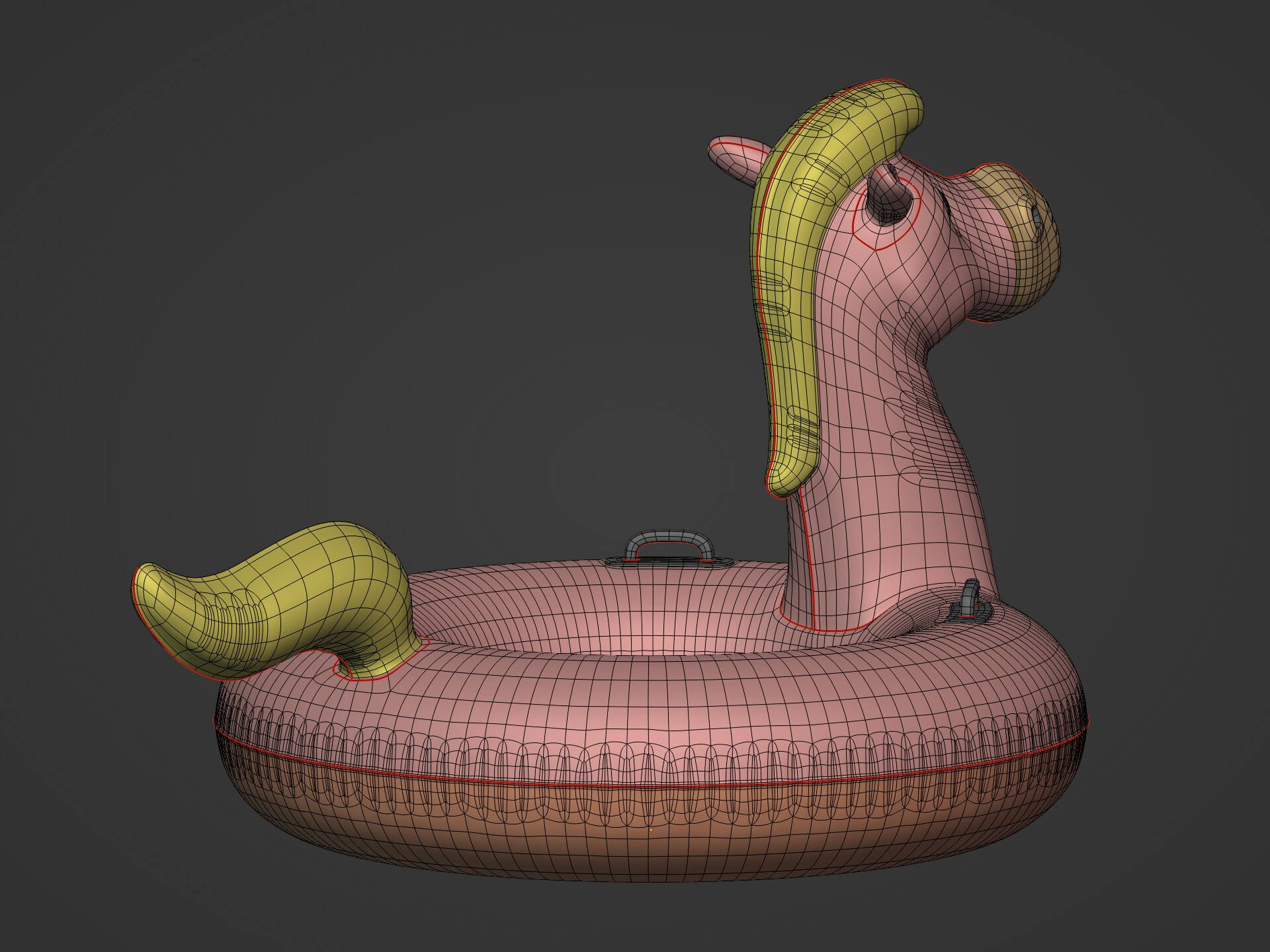 Inflatable Horse - 3D Model by Ocstard