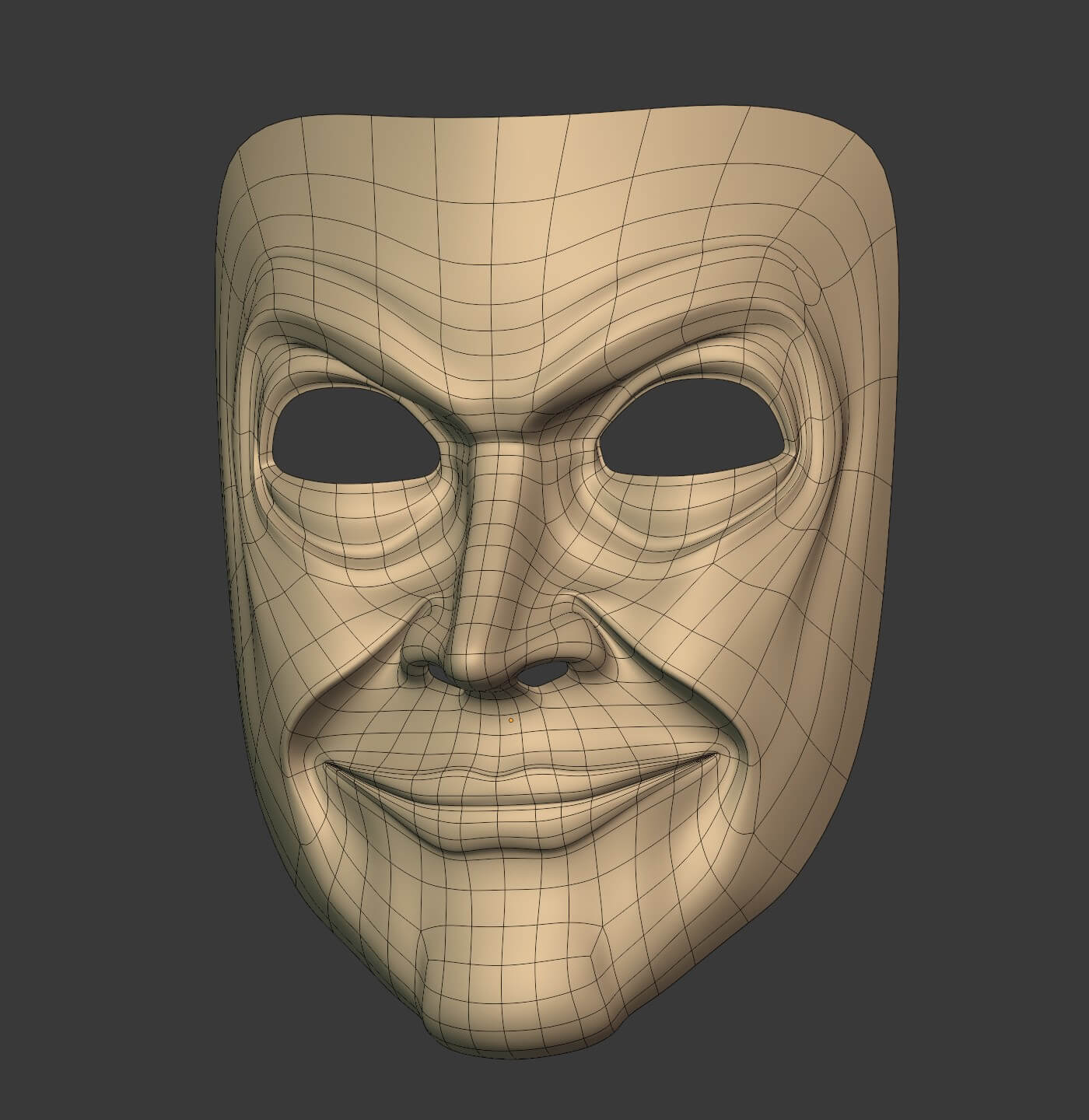 Man Mask - Original Design 3D Model by Ocstard