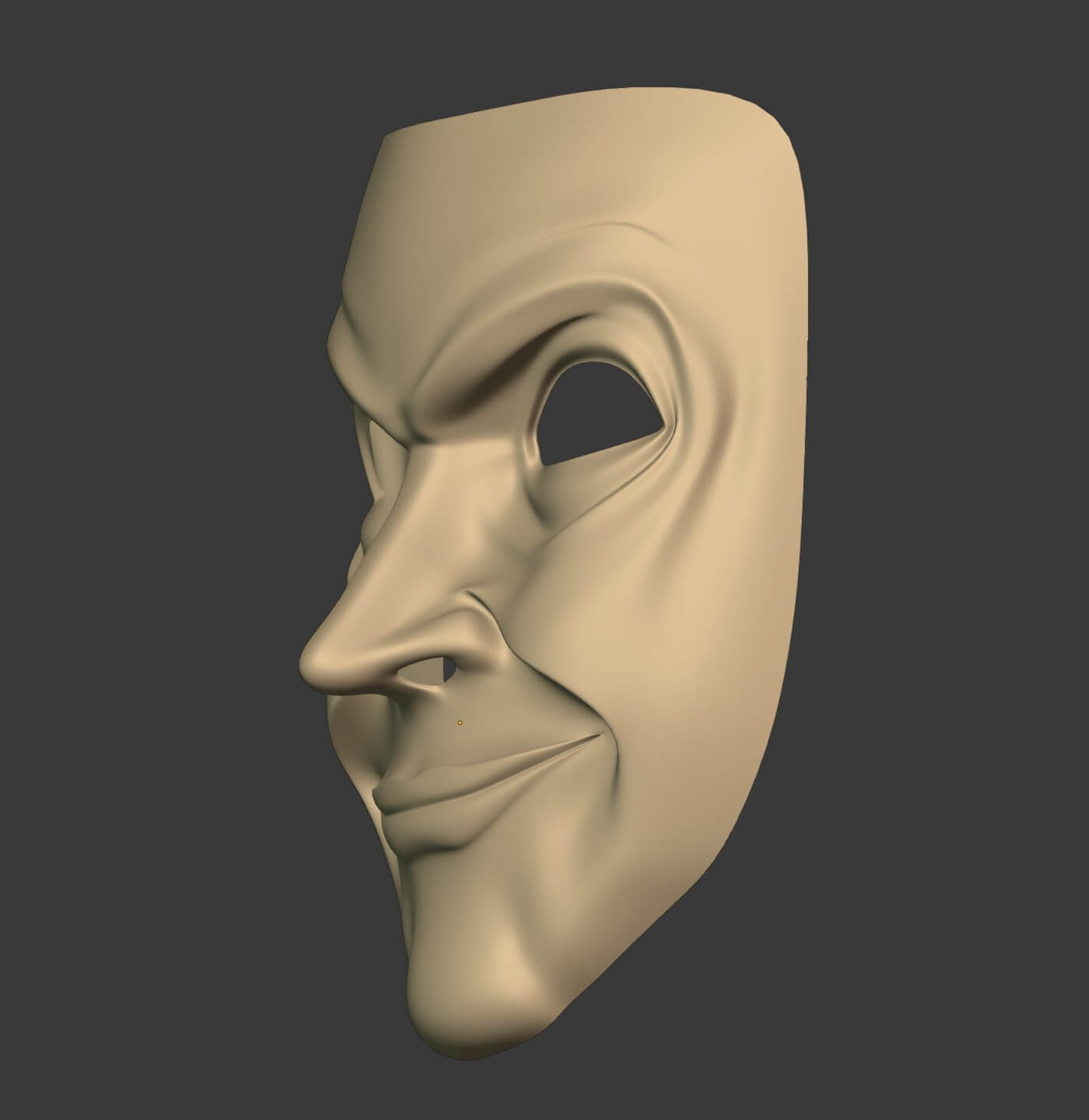 Man Mask - Original Design 3D Model by Ocstard