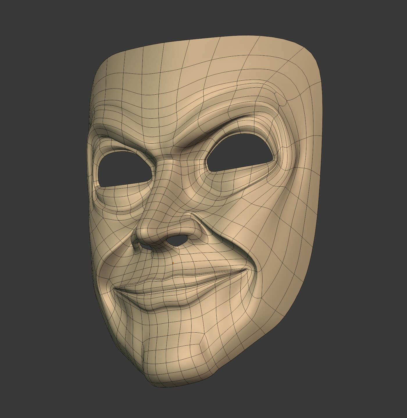 Man Mask - Original Design 3D Model by Ocstard