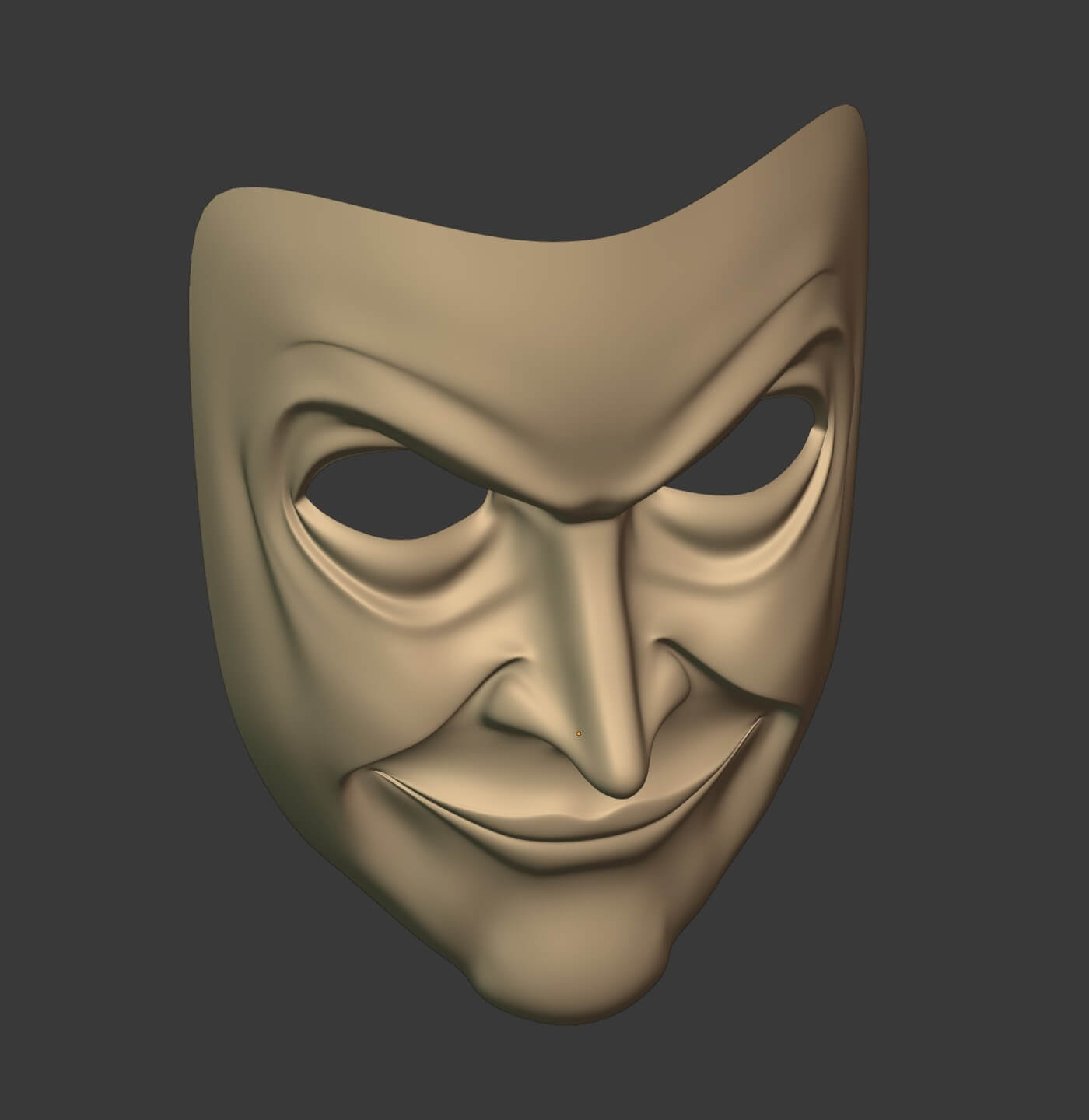 Man Mask - Original Design 3D Model by Ocstard