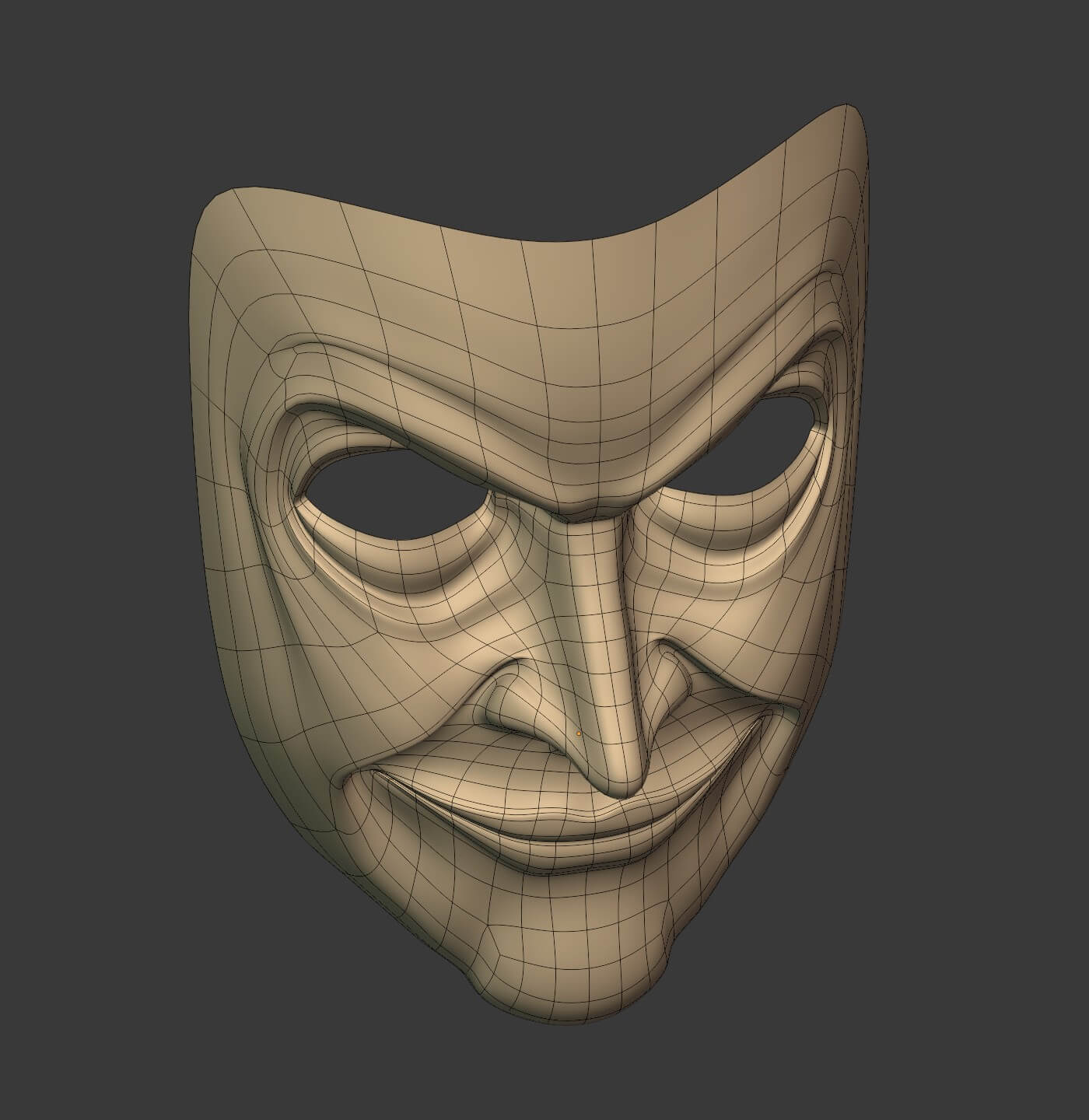 Man Mask - Original Design 3D Model by Ocstard
