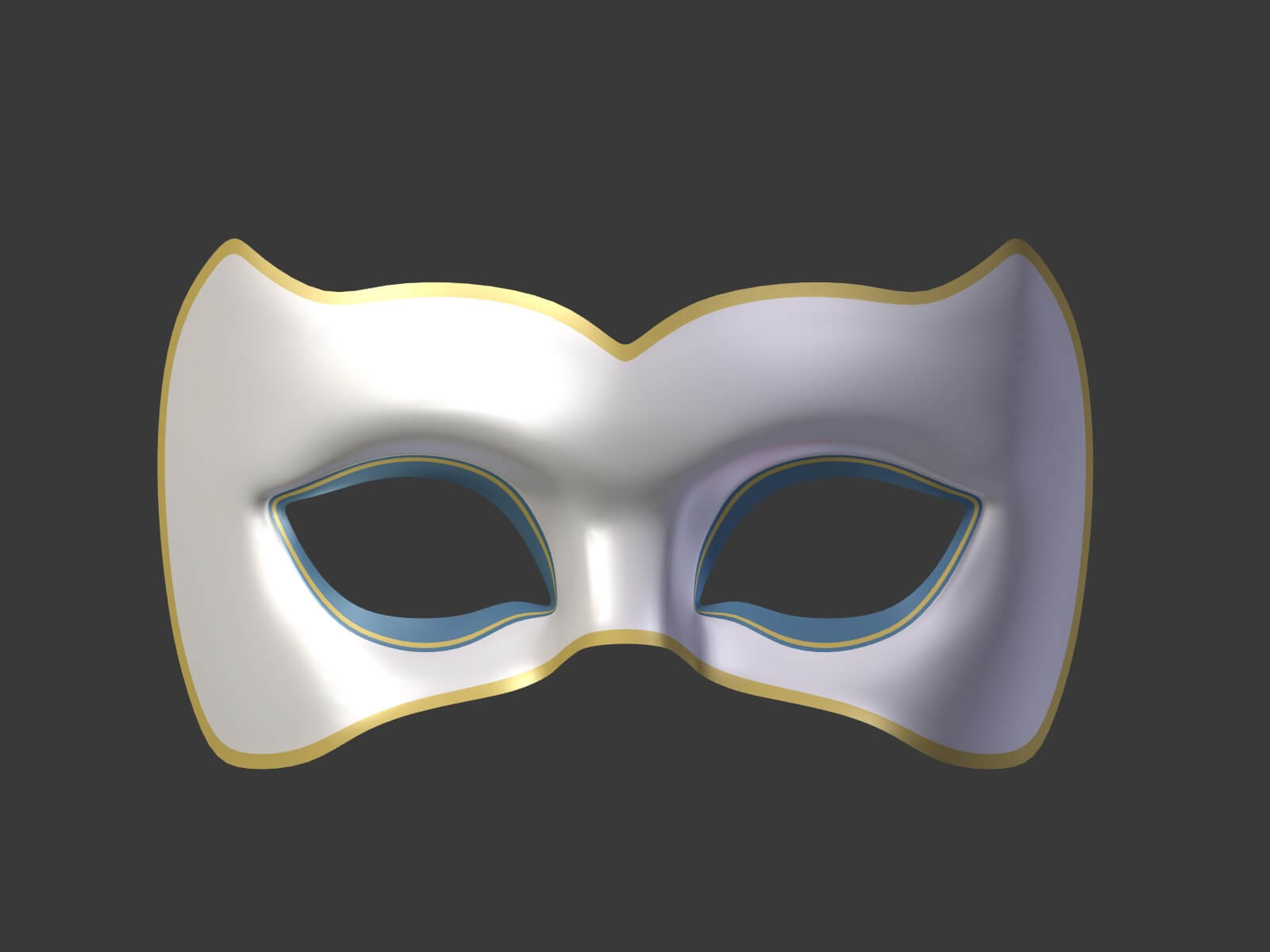 Mardi Gras Mask - 3D Model by Ocstard
