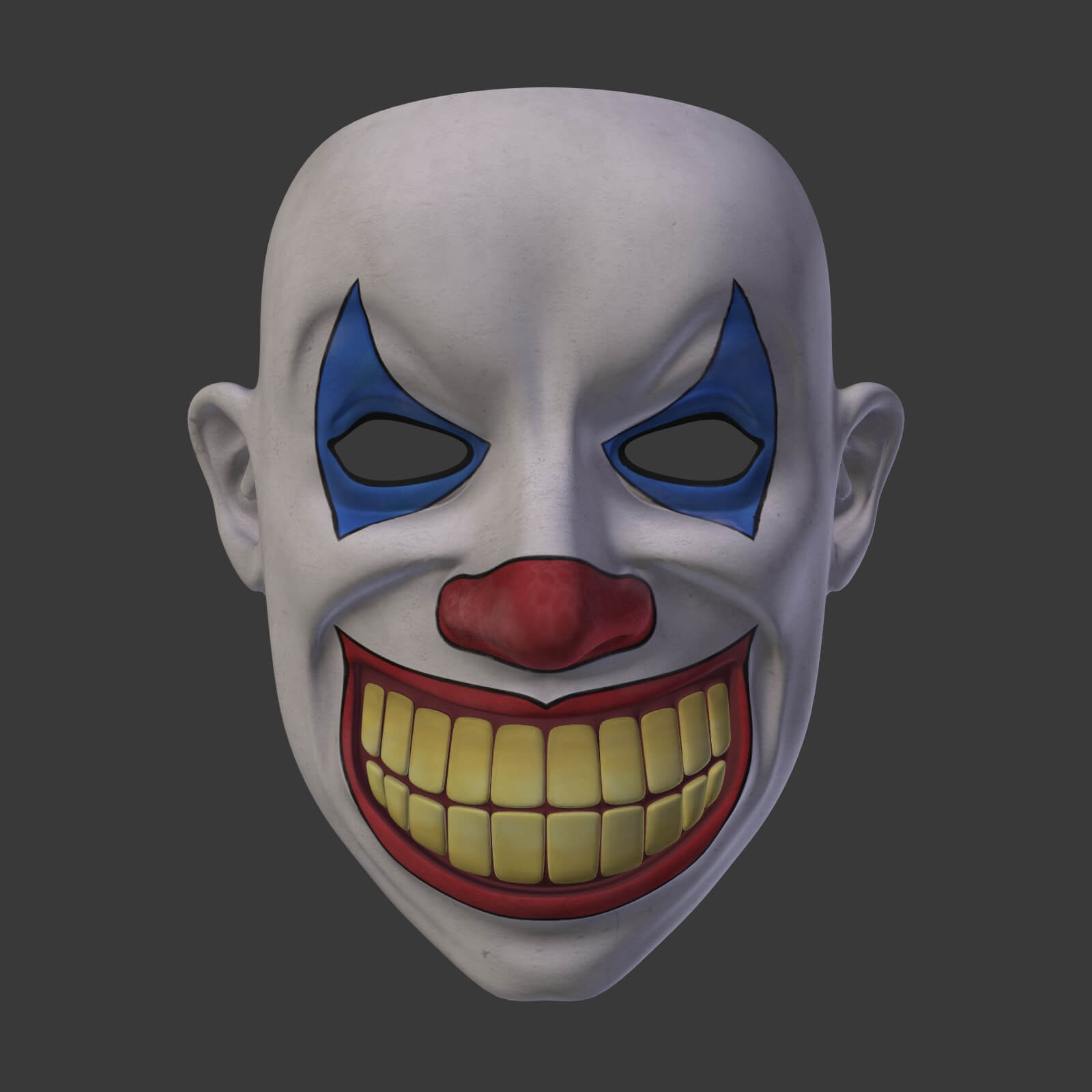 Mask Theater Clown V4 - 3D Model by Ocstard