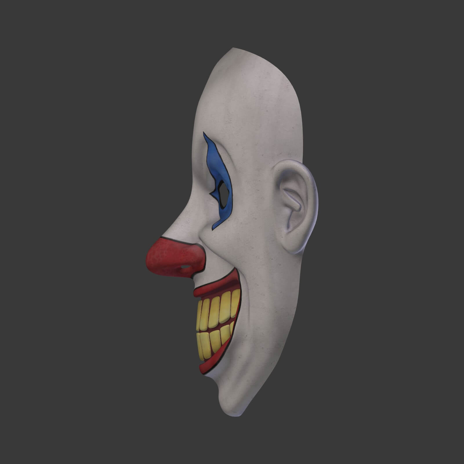Mask Theater Clown V4 - 3D Model by Ocstard