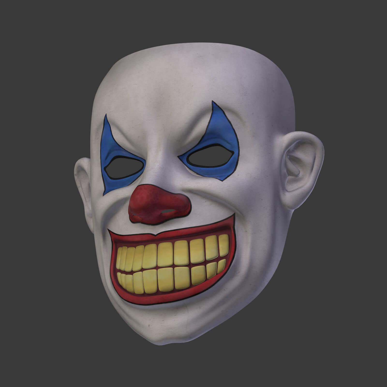 Mask Theater Clown V4 - 3D Model by Ocstard