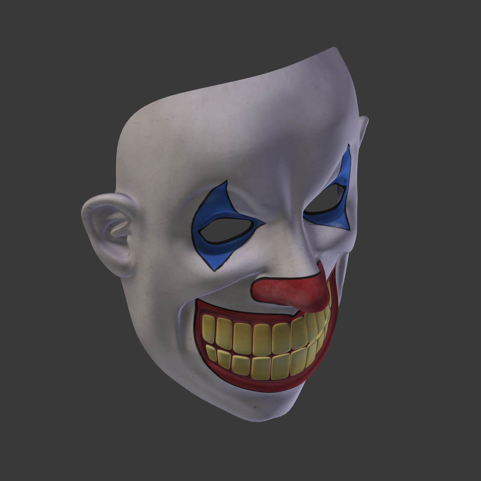 Mask Theater Clown V4 - 3D Model by Ocstard