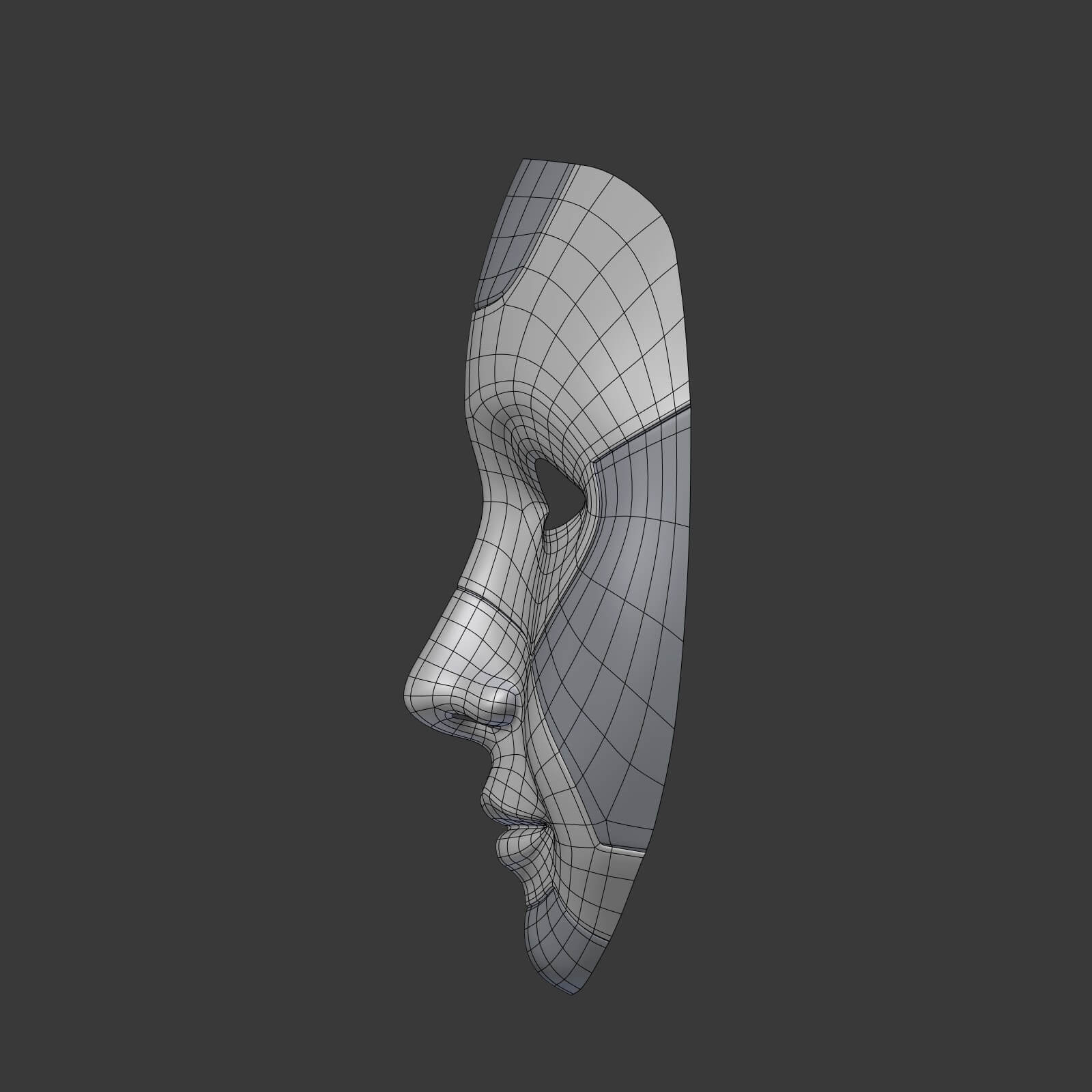 Robot Face Mask - 3D Model by Ocstard