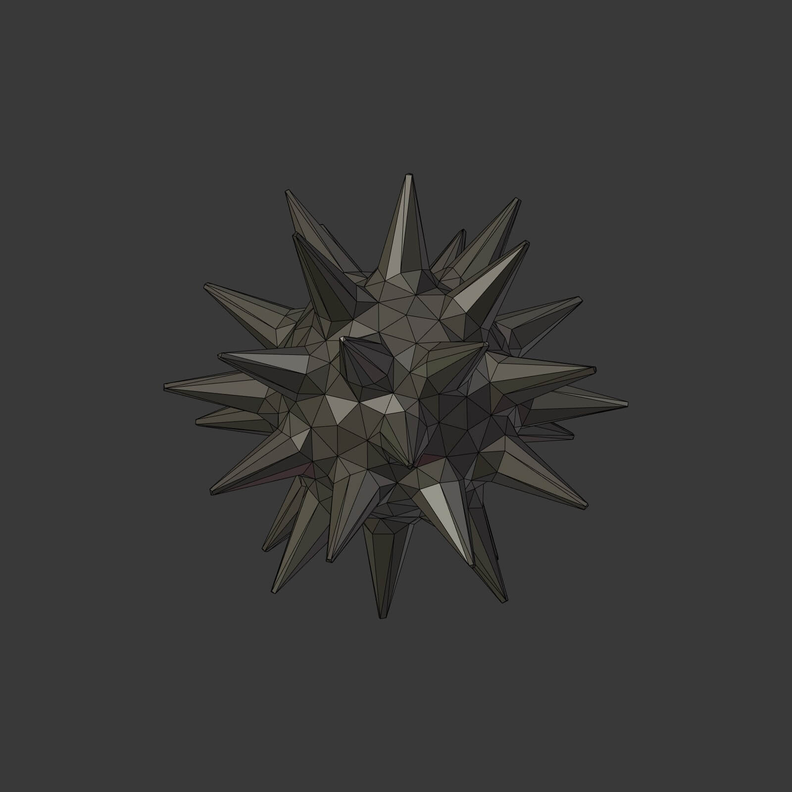 Mega Pack Viruses and Cells - Origami Style Collection 3D Model by Ocstard