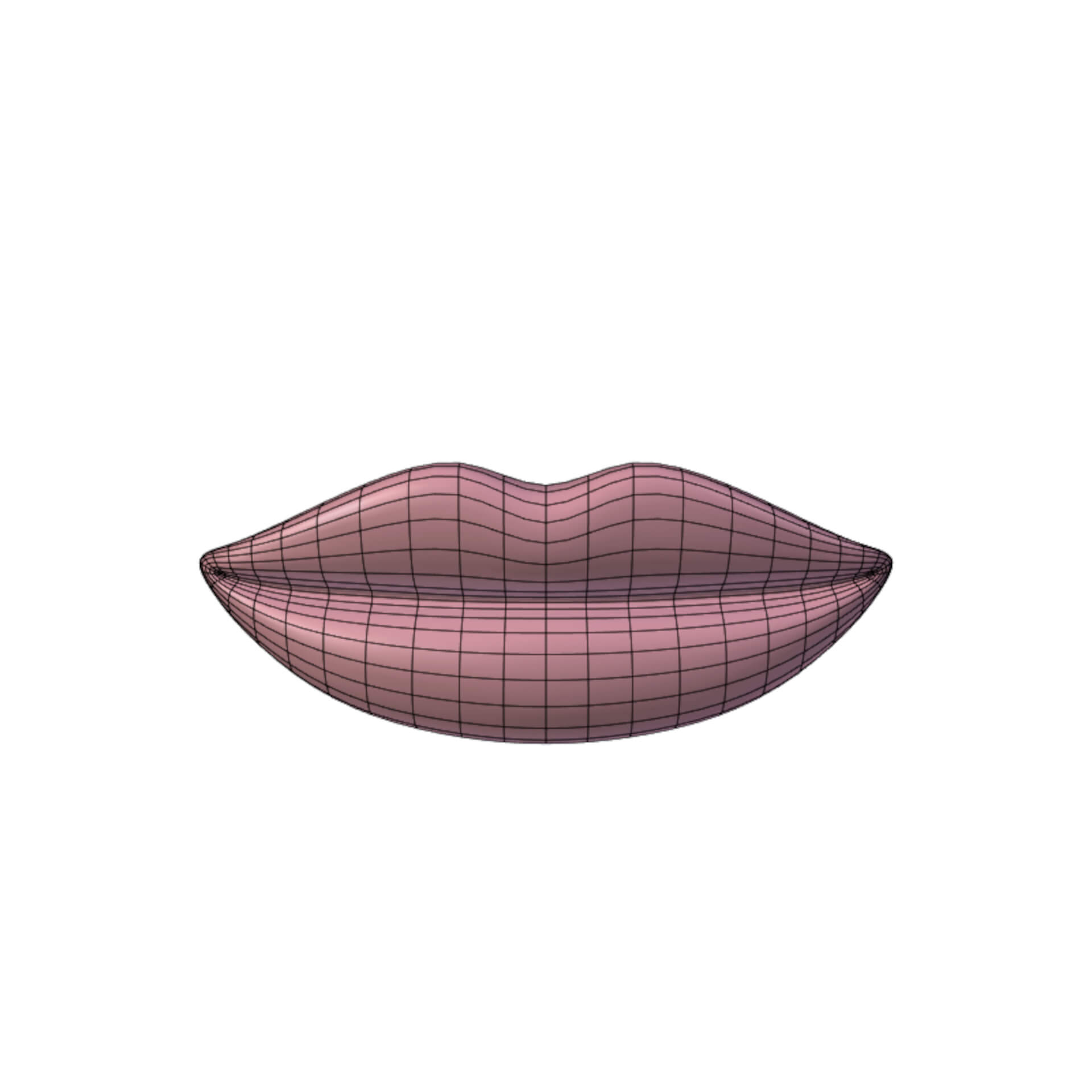 Cartoon Mouth - Lips 3D Model by Ocstard