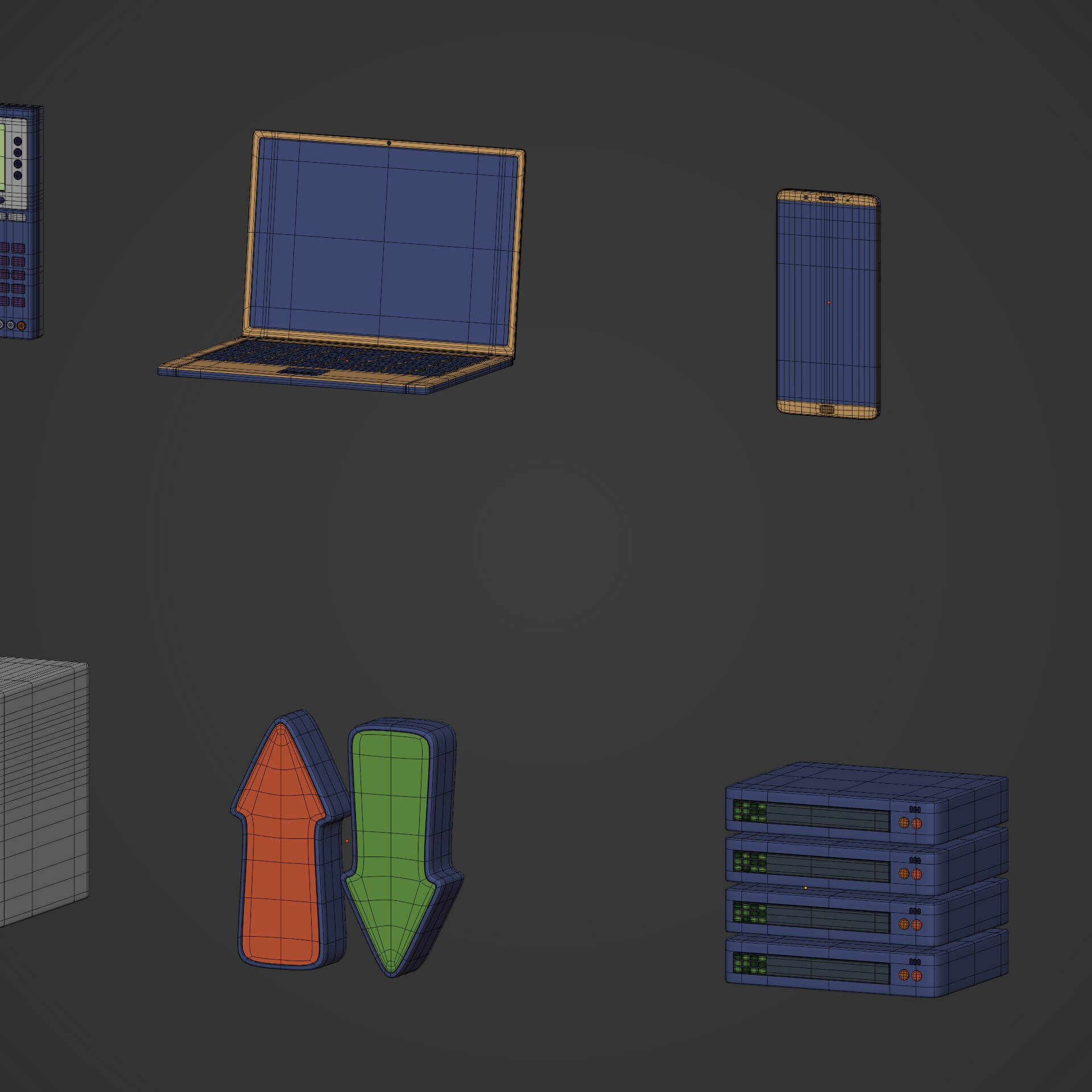 Computer Icons Pack - 3D Model by Ocstard
