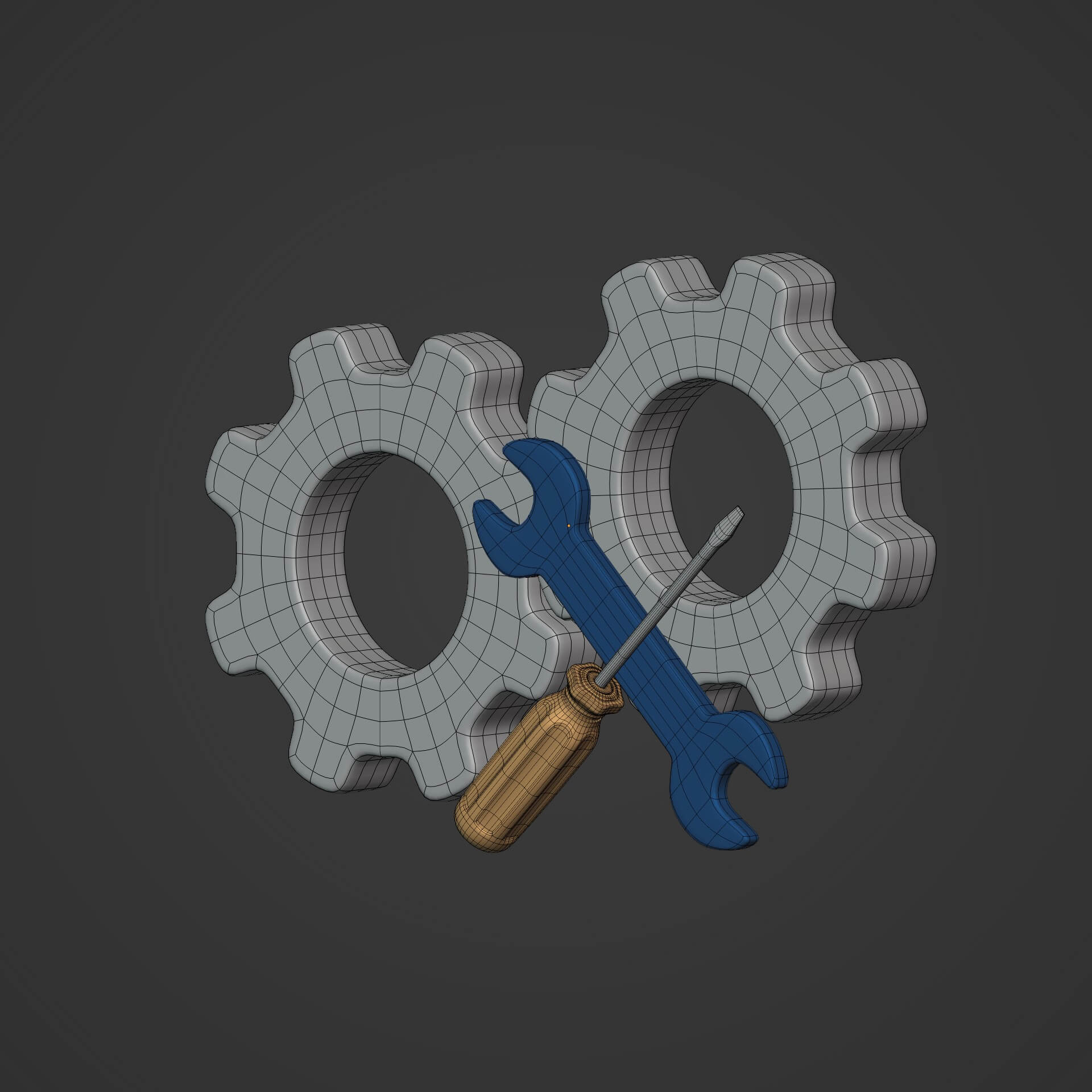 Computer Icons Pack - 3D Model by Ocstard