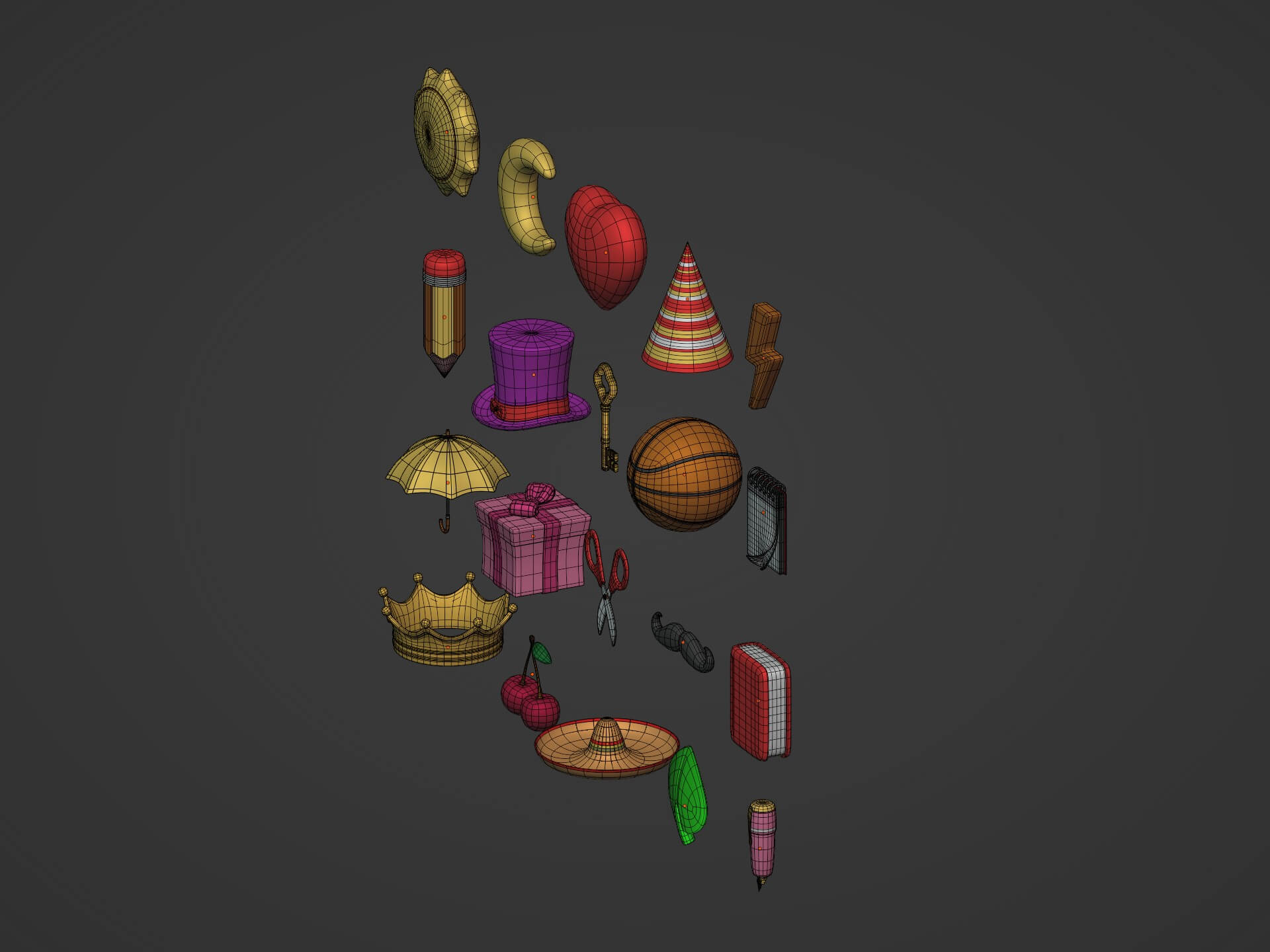 Game Mega Pack - 3D Model by Ocstard