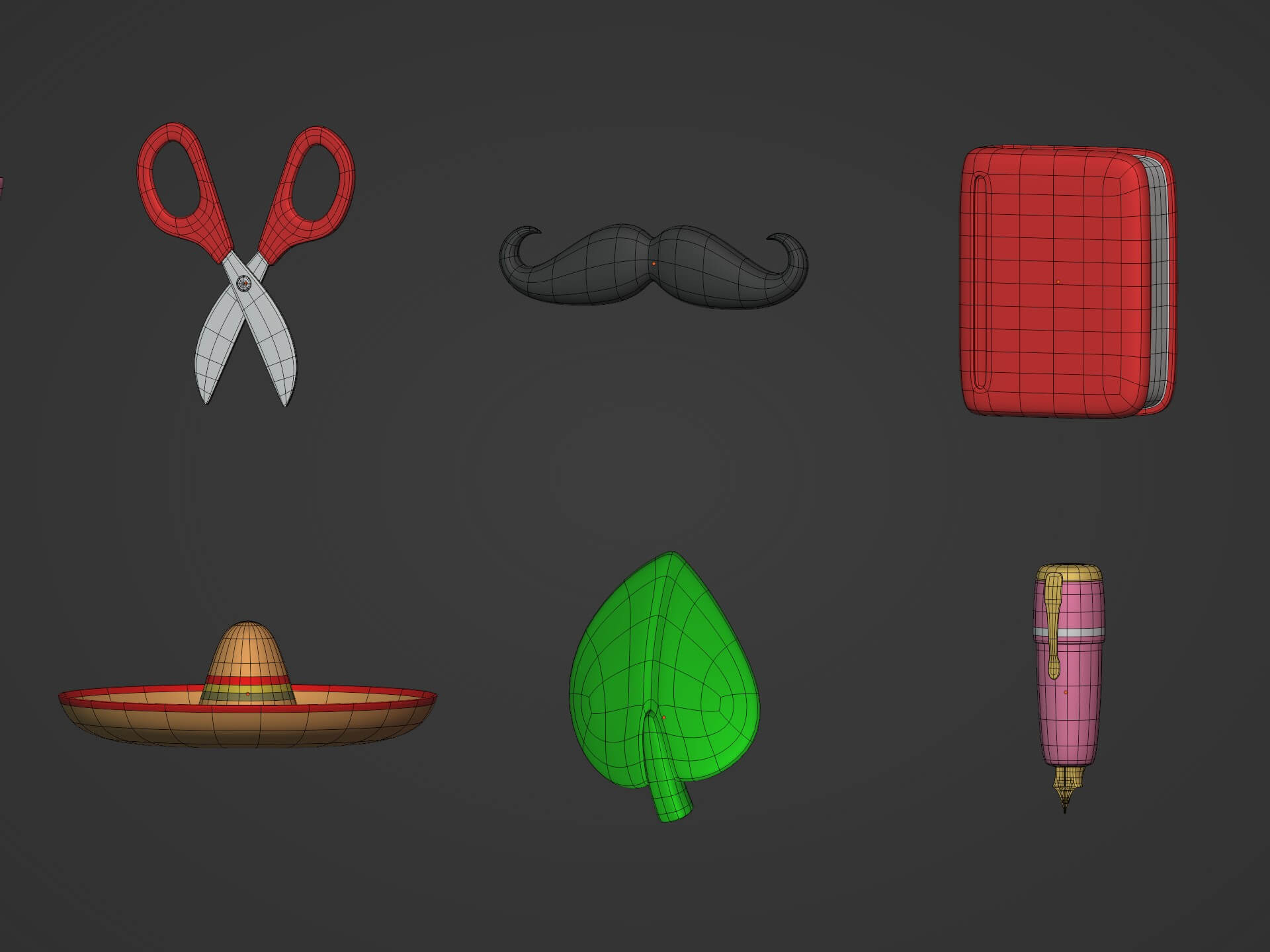 Game Mega Pack - 3D Model by Ocstard