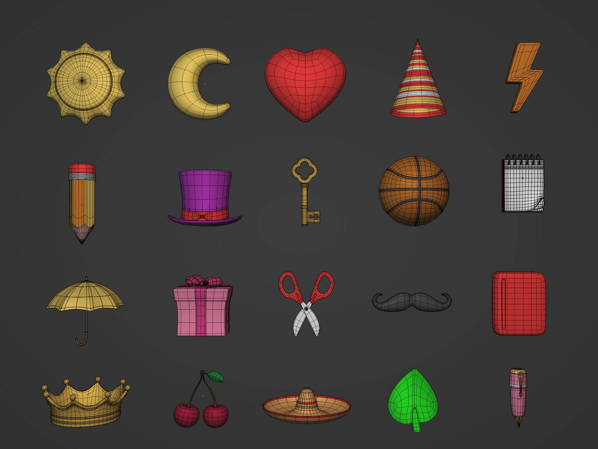 Game Mega Pack - 3D Model by Ocstard