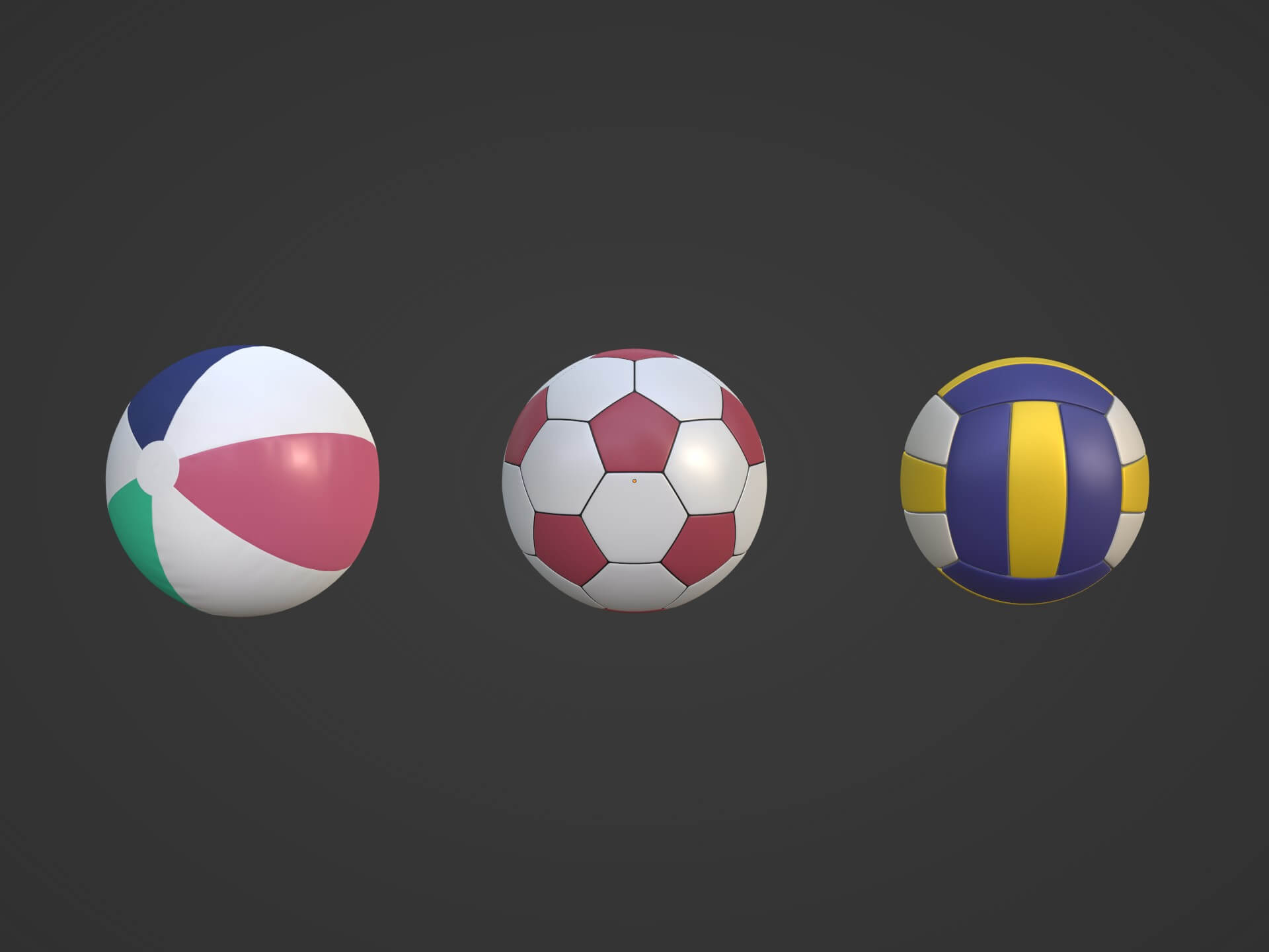 Balls Collection - 3D Model by Ocstard