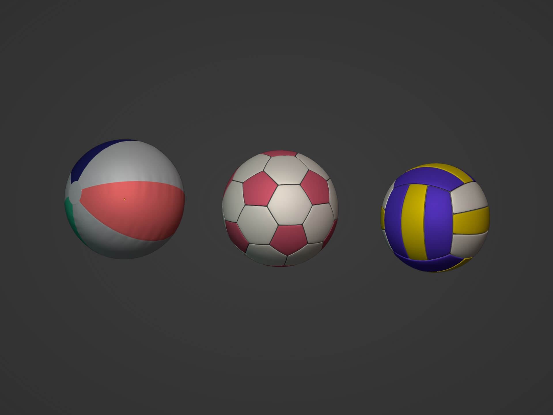 Balls Collection - 3D Model by Ocstard