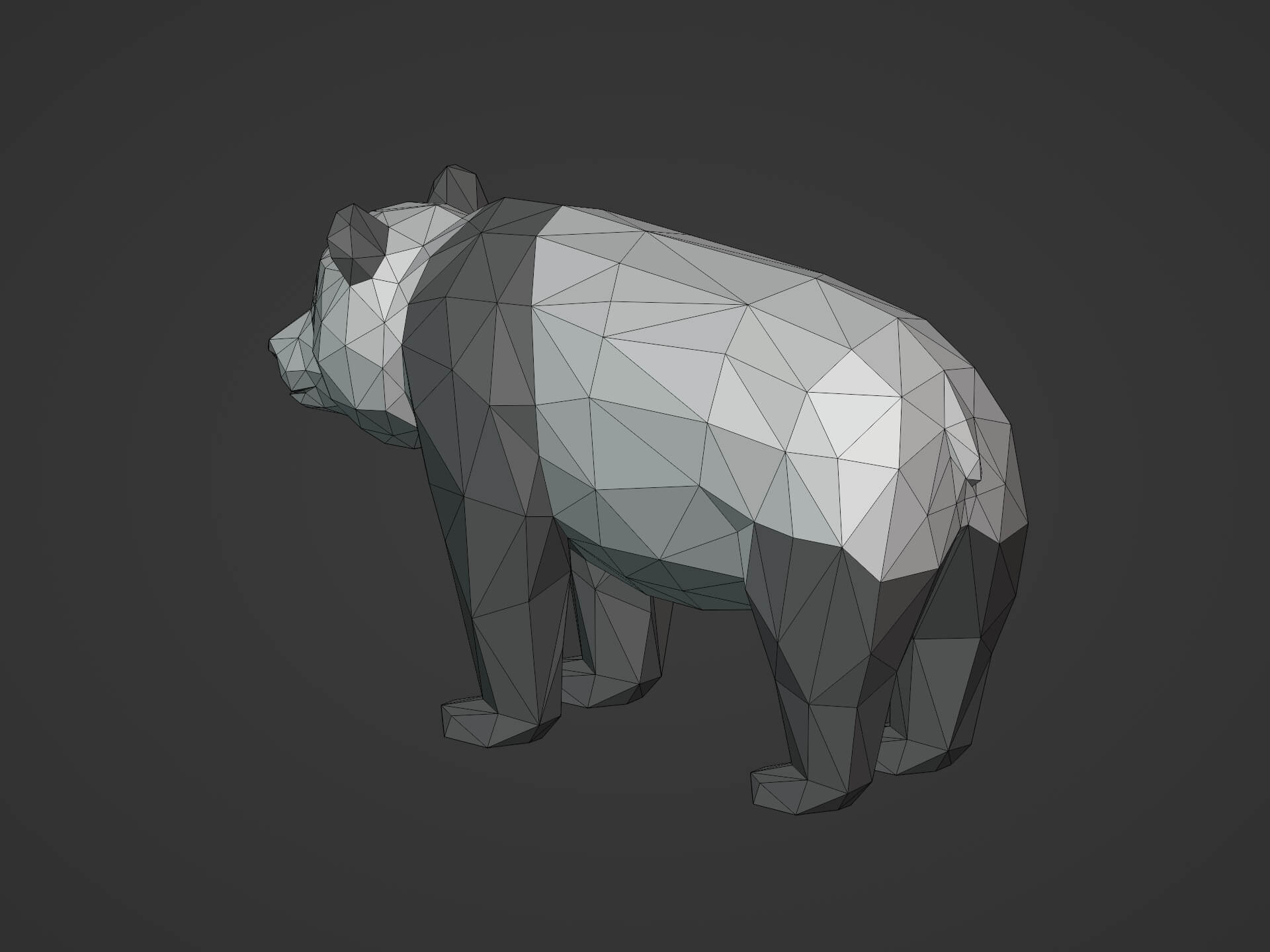 Panda Bear - 3D Model by Ocstard