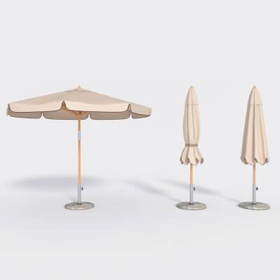 Umbrella Patio Parasol 2 - 3D Model by Ocstard