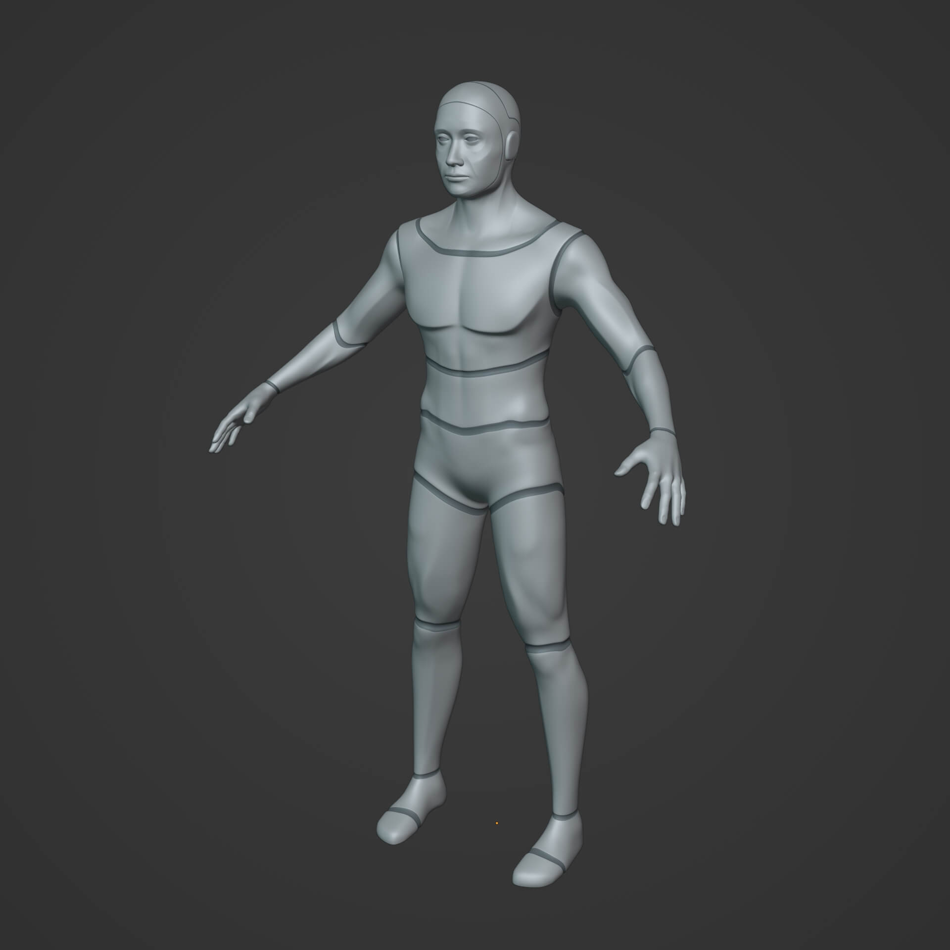 Humanoid Robot - 3D Model by Ocstard