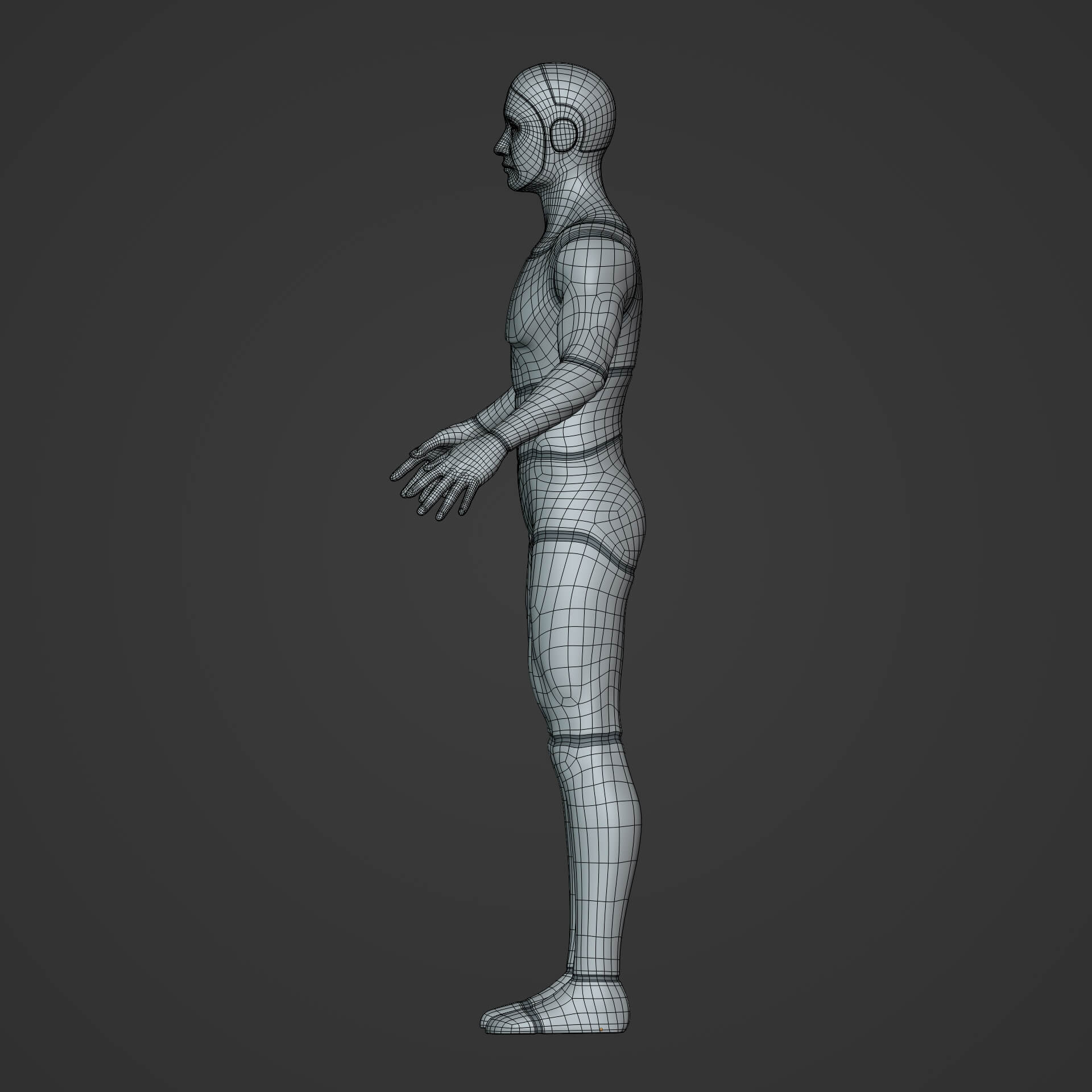 Humanoid Robot - 3D Model by Ocstard