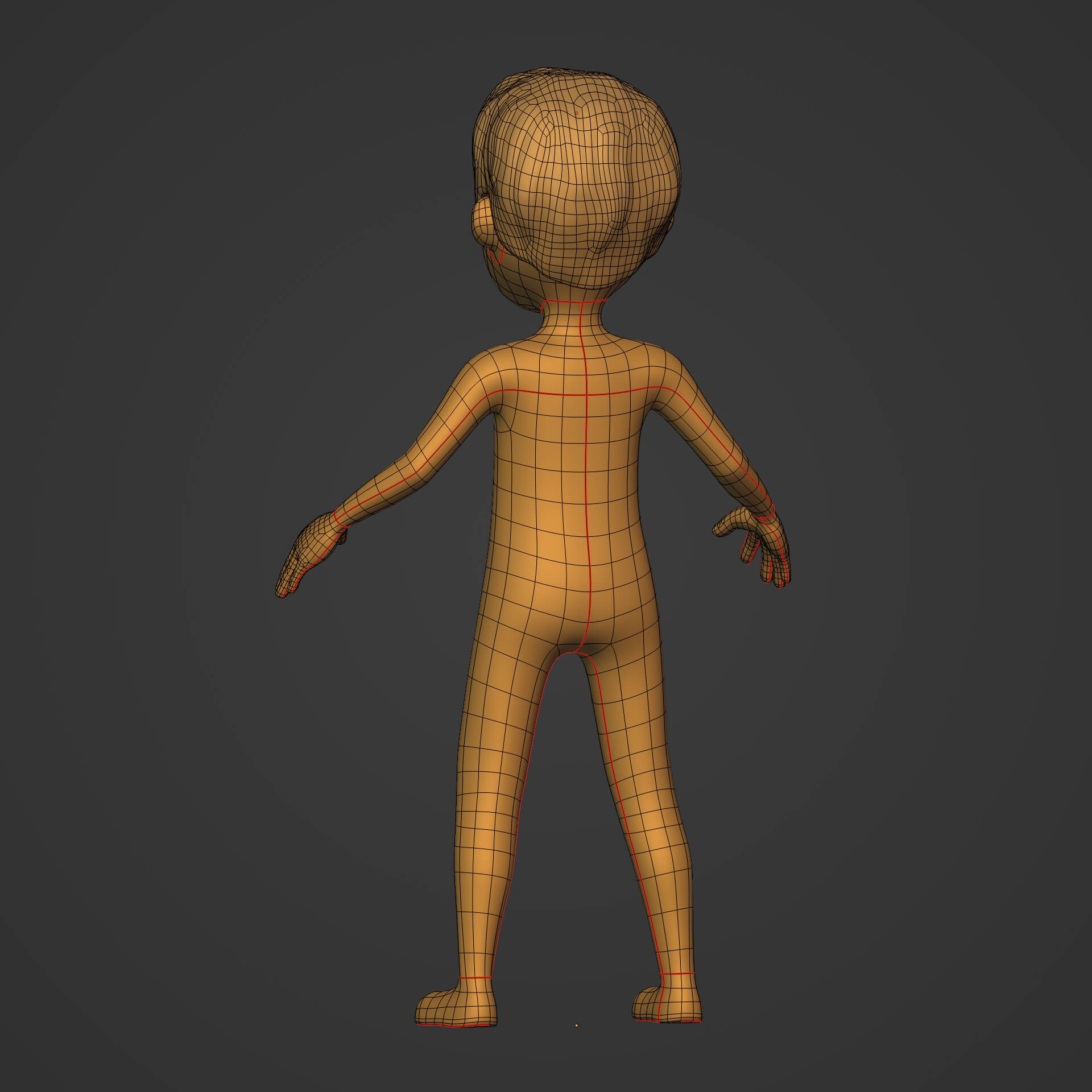 Rigged Character - 3D Model by Ocstard