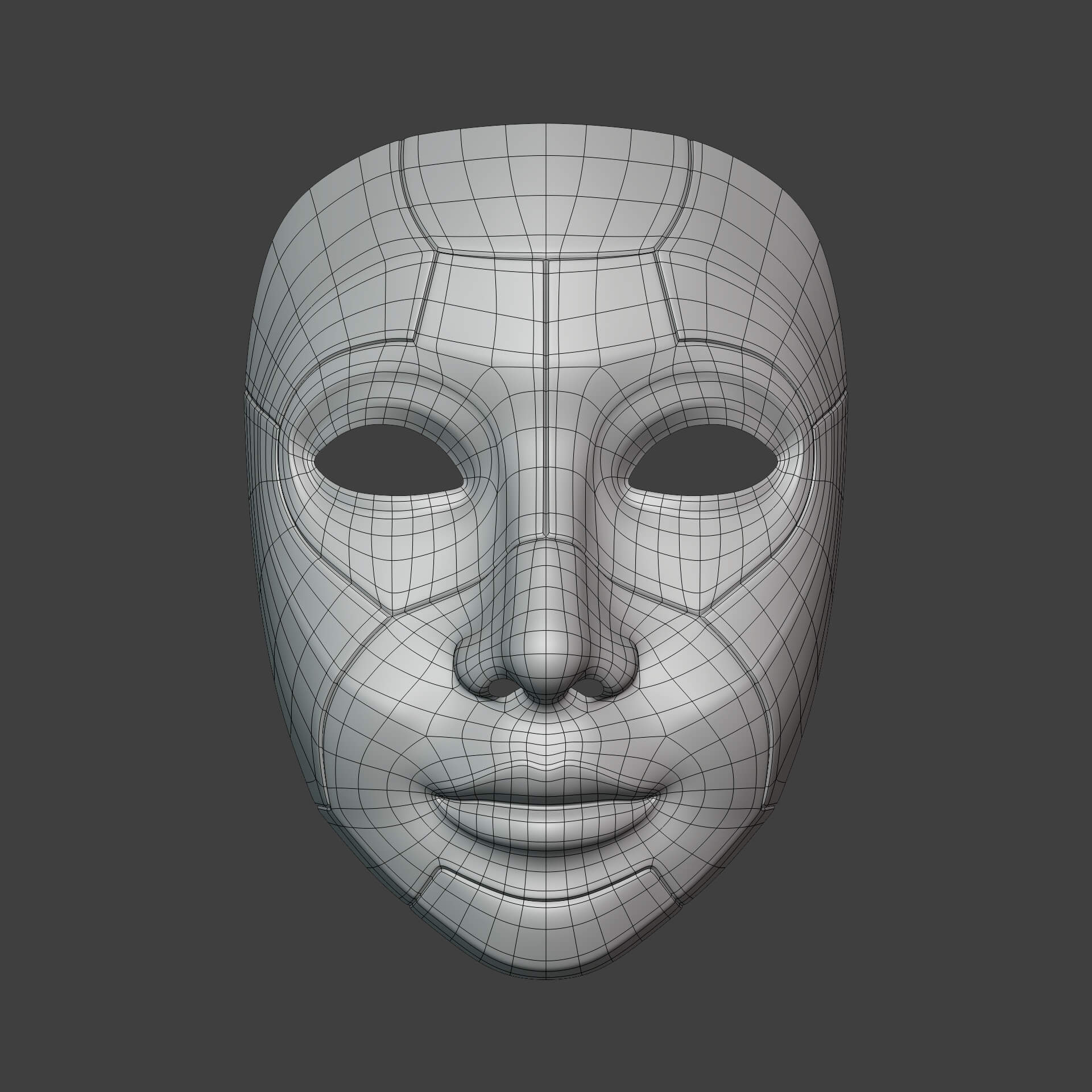 Robot Head - Mask 3D Model by Ocstard
