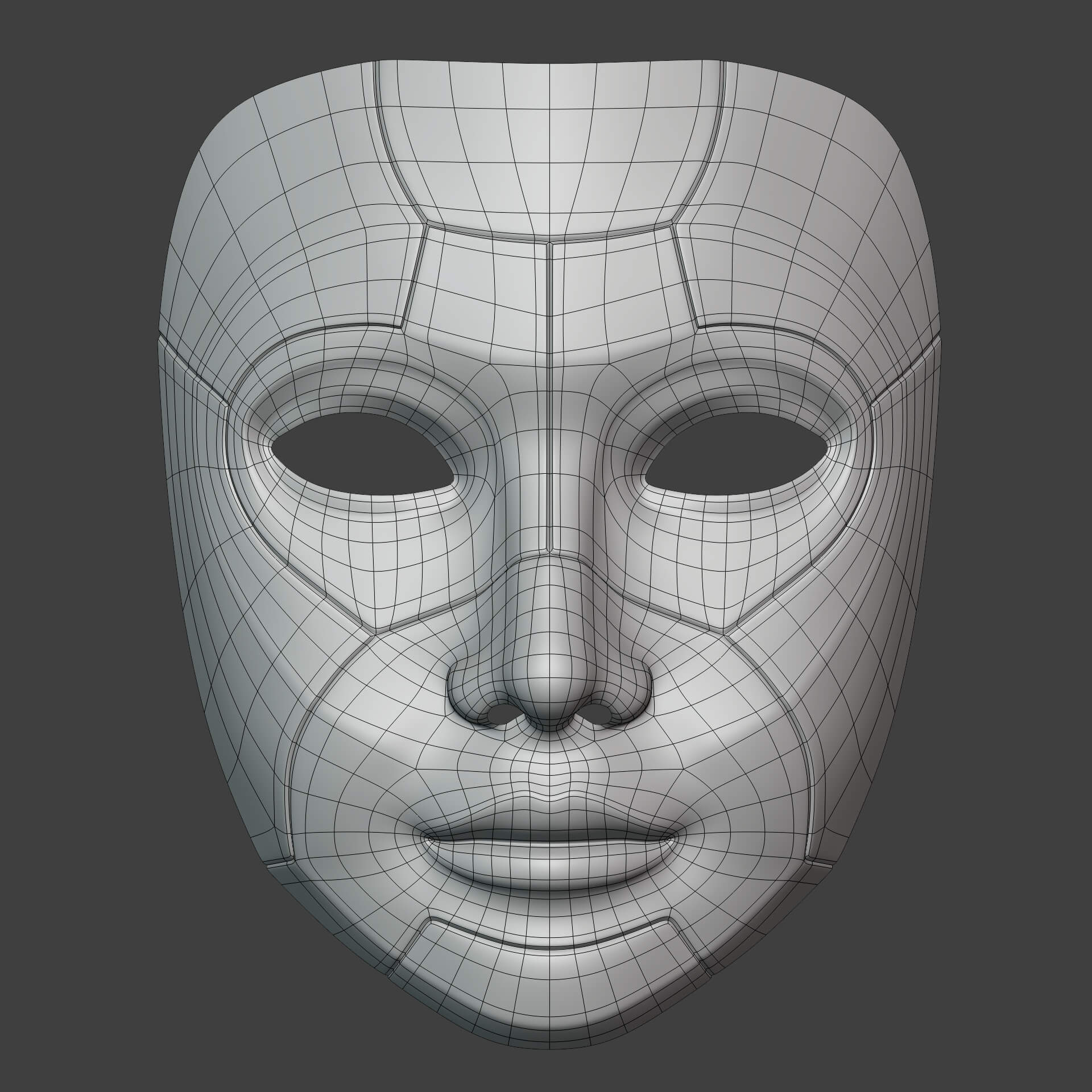 Robot Head - Mask 3D Model by Ocstard