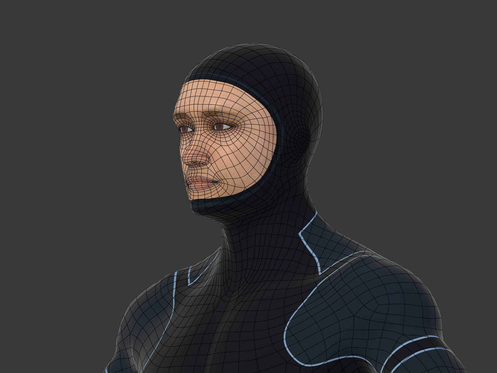 Scuba Diver - 3D Model by Ocstard