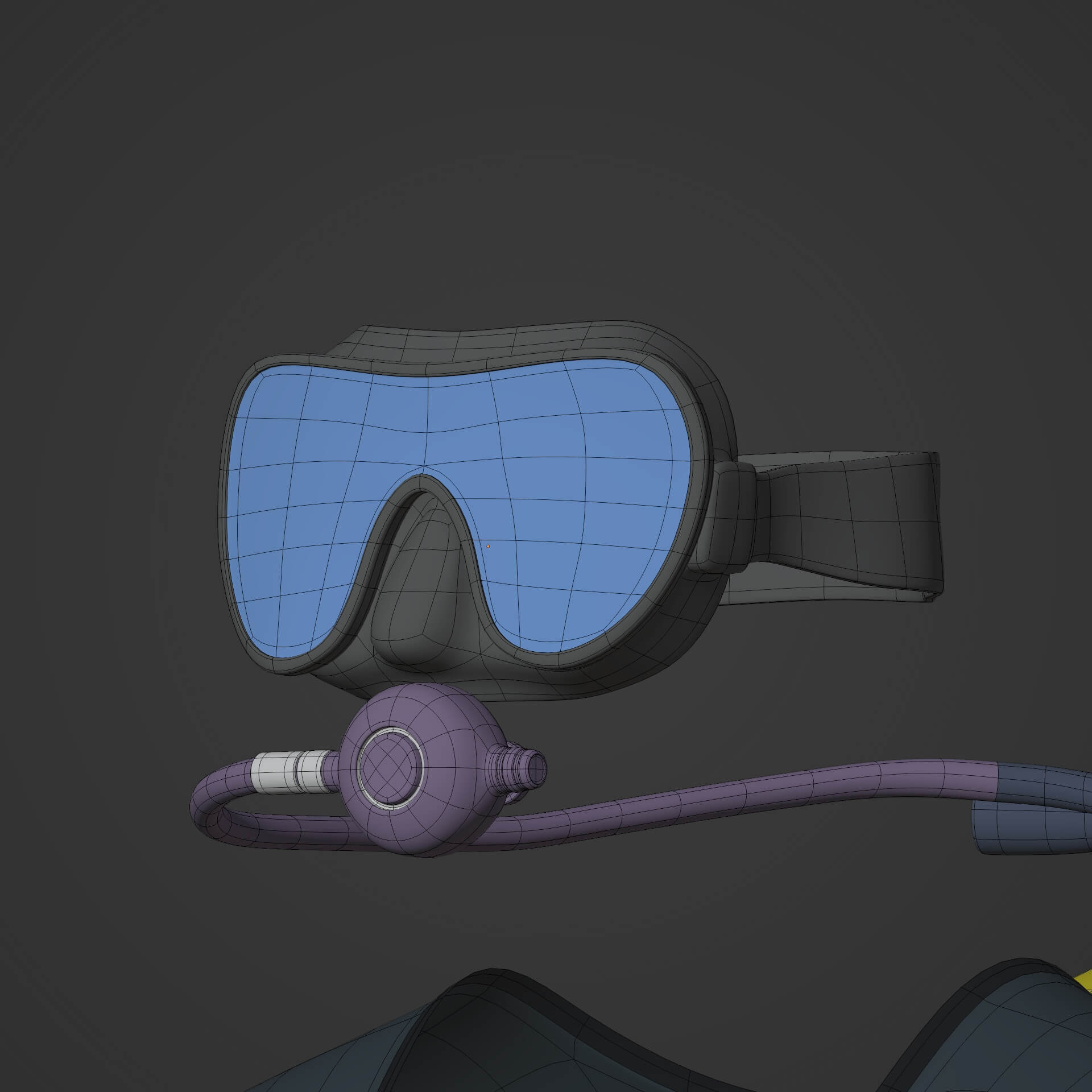 Scuba Diving Equipment - 3D Model by Ocstard