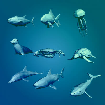 3D Models | Animals | Marine Animals | RenderHub