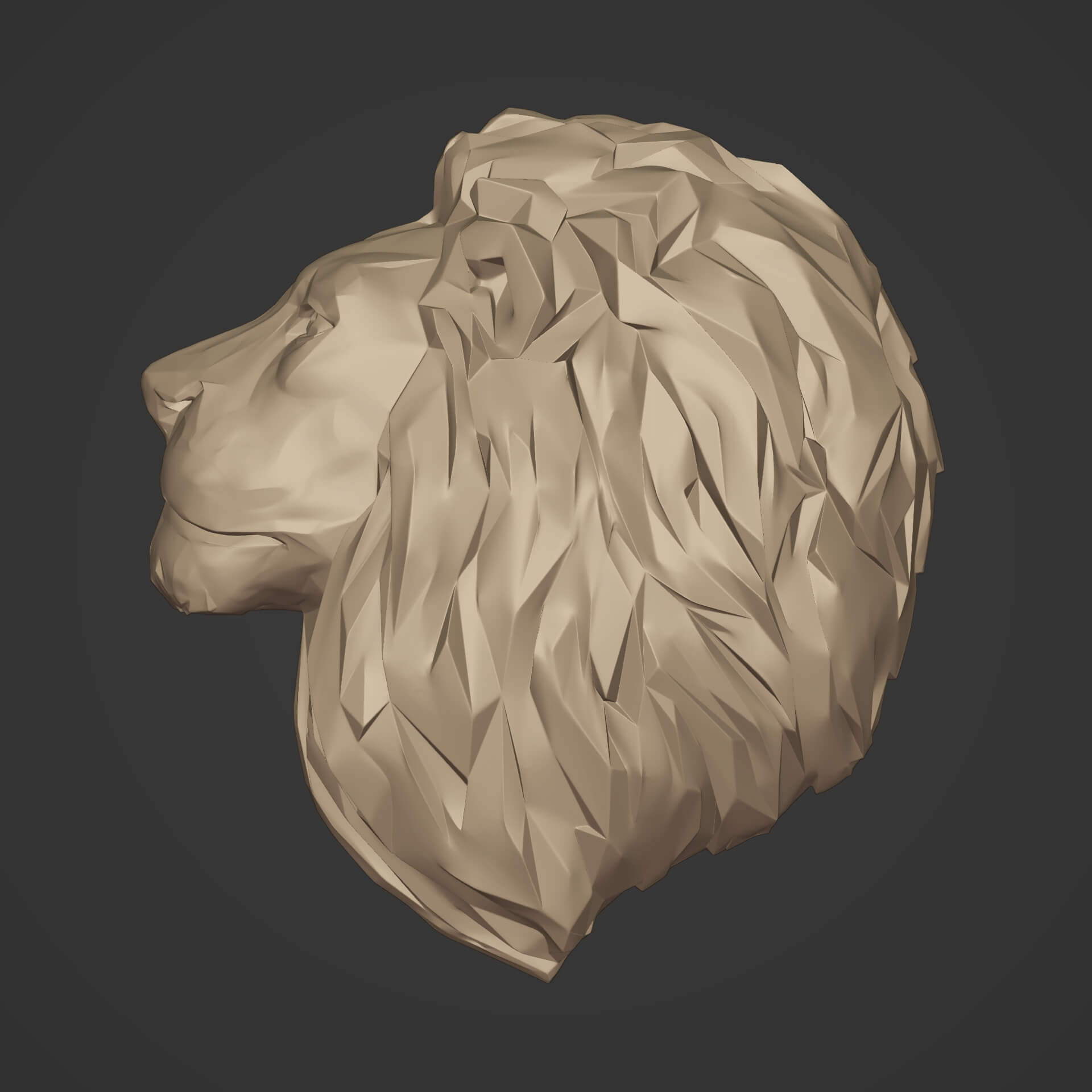 Lion ---------- 3D Print Model by Ocstard