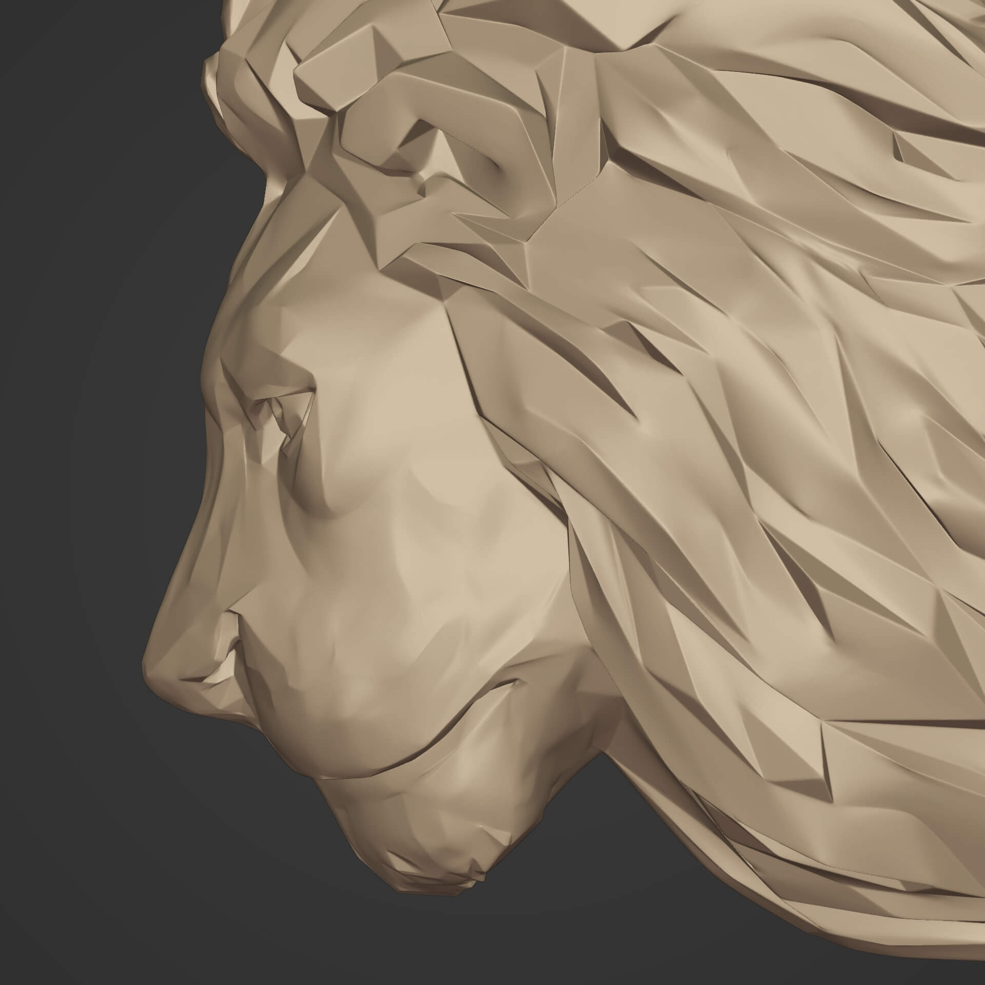 Lion ---------- 3D Print Model by Ocstard