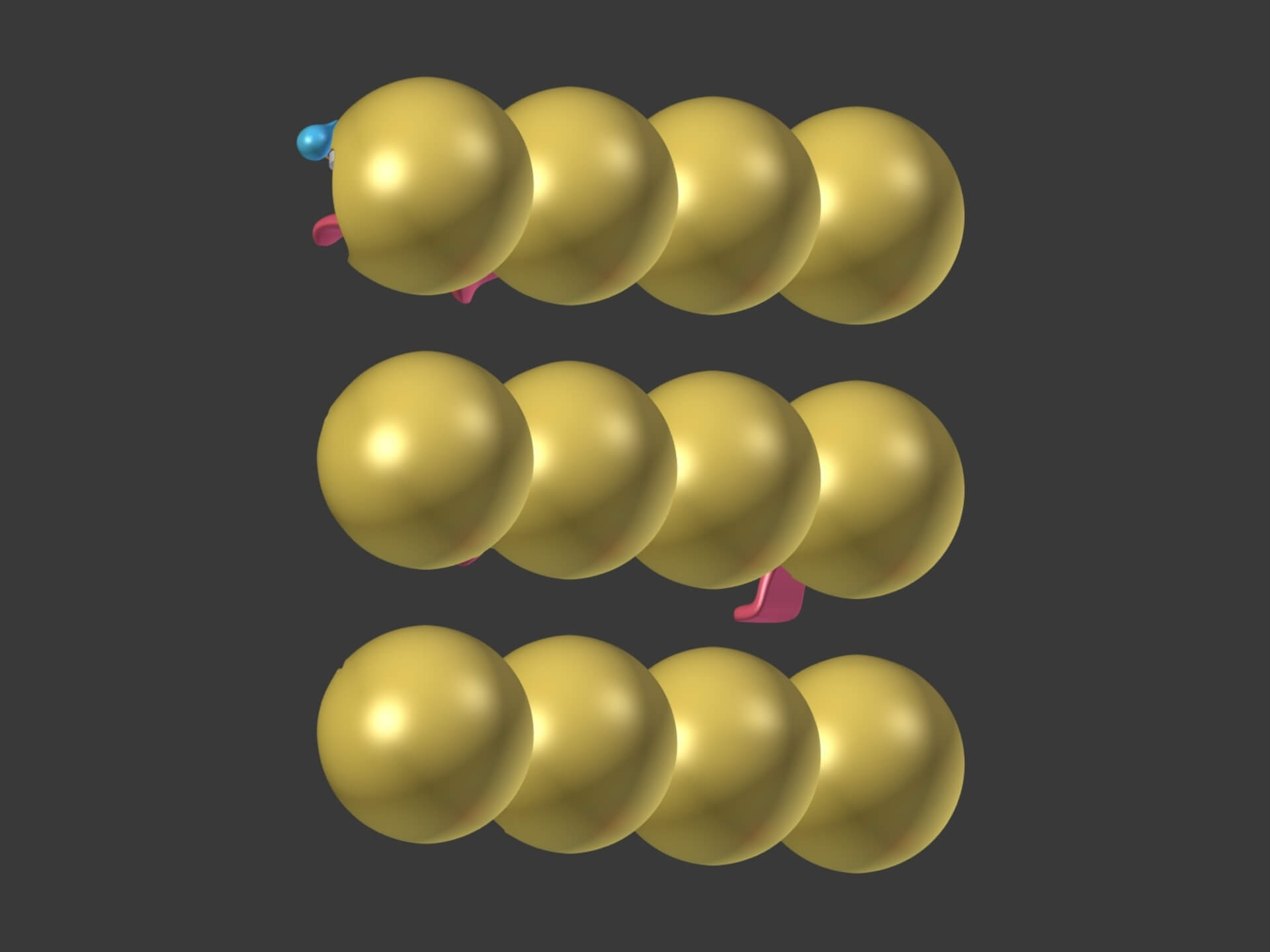 Smileys Pack - 3D Model by Ocstard